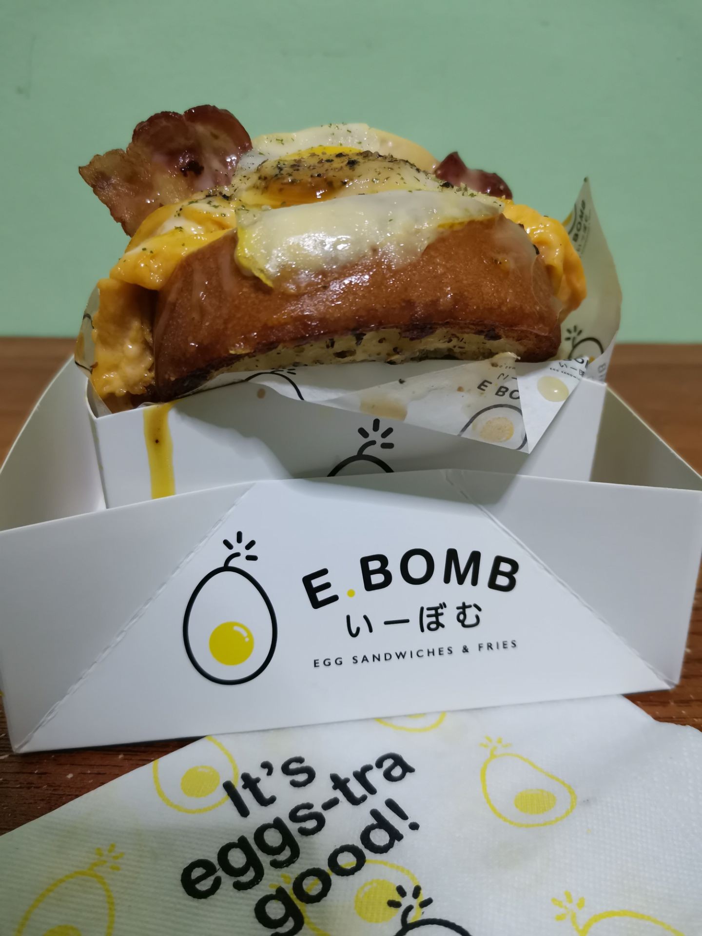 รีวิว EBOMB Egg Sandwiches & Fries สยามสแควร์ ซอย 3 - อร่อย แต่ไม่ว้าว