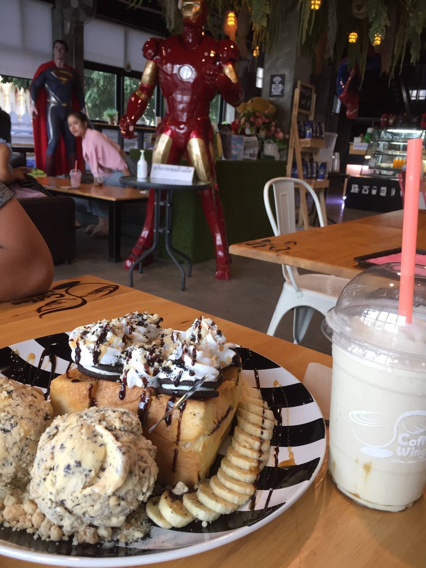 รีวิว Coffee Wings Cafe - ไปครั้งแรก ร้านติดริมโขง ใกล้ลานพญานาค ...