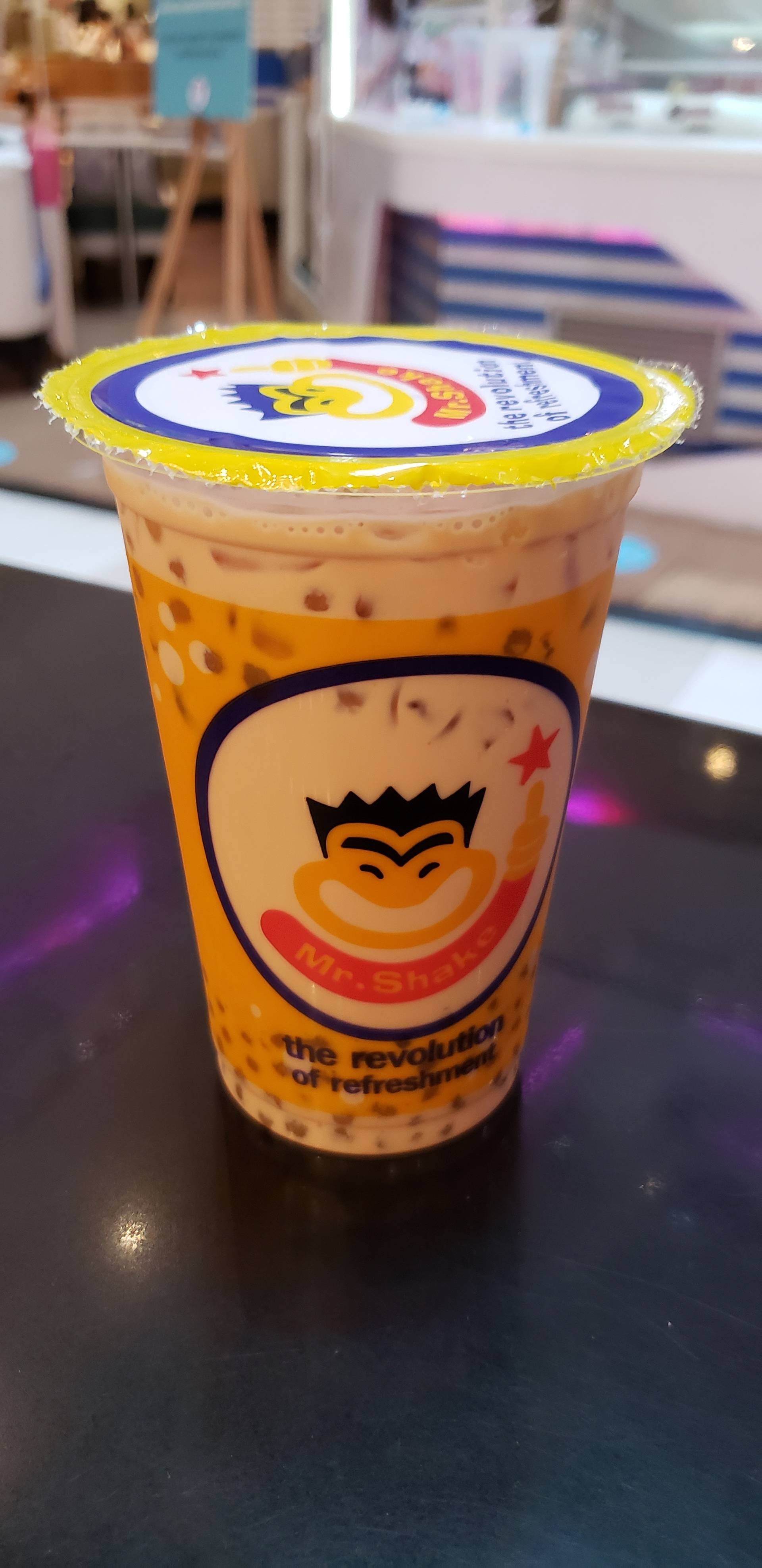รีวิว Mr.Shake เซ็นทรัลพลาซาแกรนด์พระราม 9 - ร้านชานมไข่มุกตั้งแต่เด็ก