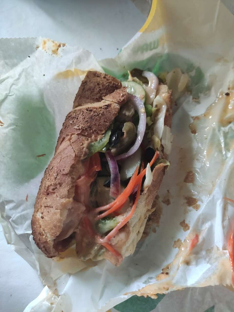 รีวิว Subway สยามพารากอน - So so sandwhich and lousy delivery