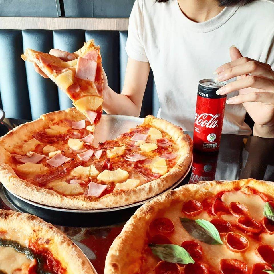 ฮาวายเอี้ยน ( 8 นิ้ว ) ร้าน Premium Craft Pizza เกษตร-นวลจันทร์ - Wongnai
