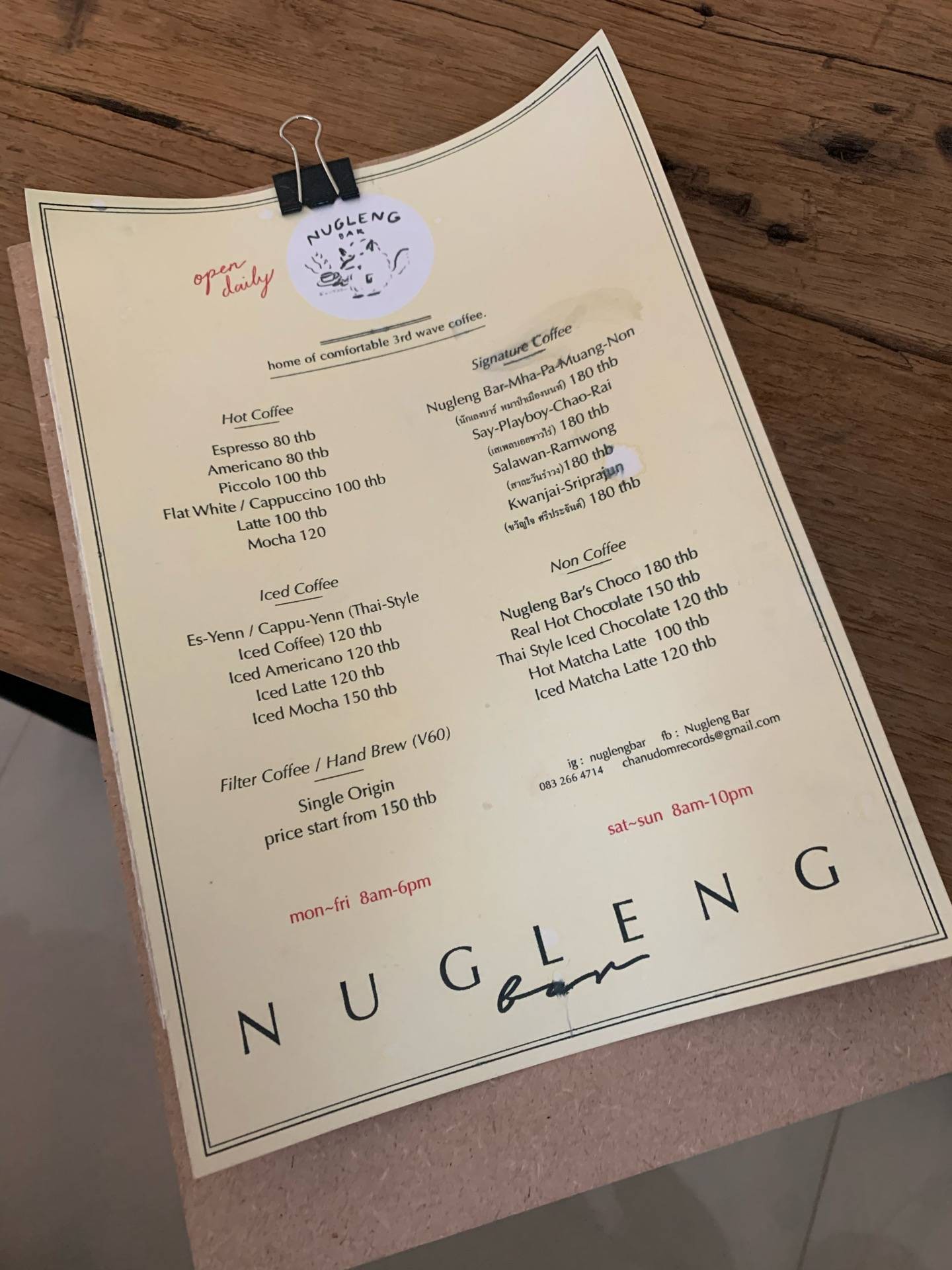 รีวิว Nugleng Bar : นักเลงบาร์ - Nugleng - Nice home cafe