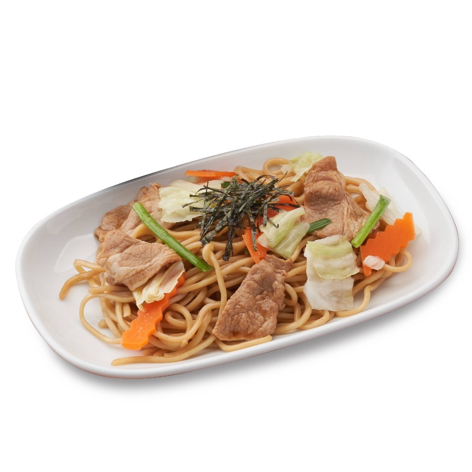 ยากิโซบะหมู • ยากิโซบะหมู ร้าน Sukishi Buffet แฟชั่นไอส์แลนด์ ชั้น 1