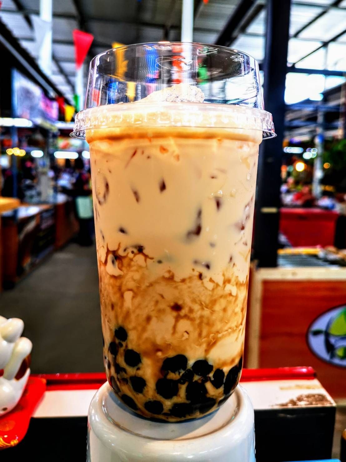 รีวิว The Goose Bubble Tea ตลาดน้ำคลองลัดมะยม Zone 5 - เด็ดจริงๆครับ ...