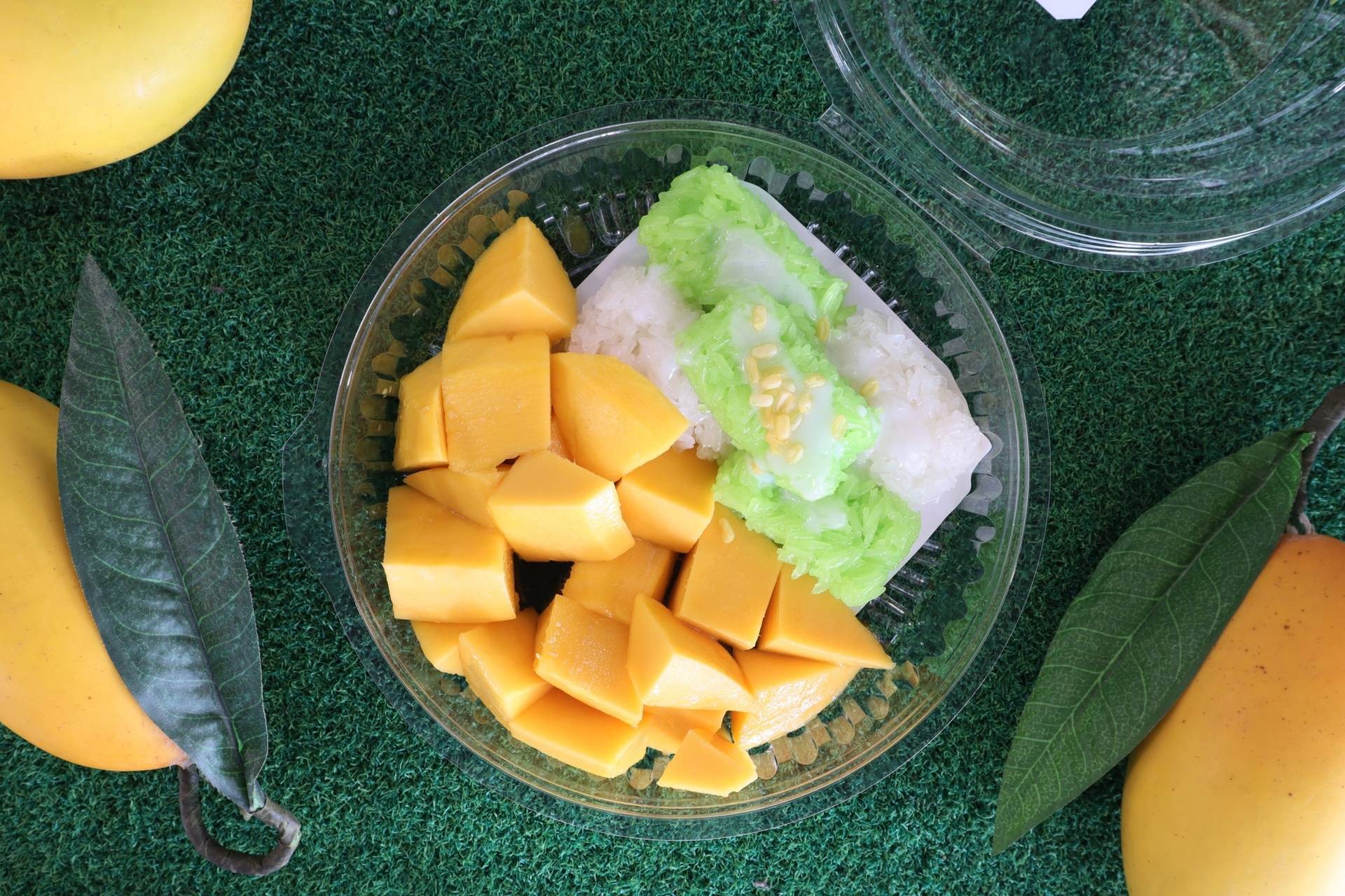 รีวิว แมงโก้มูน Mango Moon - ข้าวเหนียวมะม่วง ตลาดธานินทร์ - ข้าวเหนียว ...