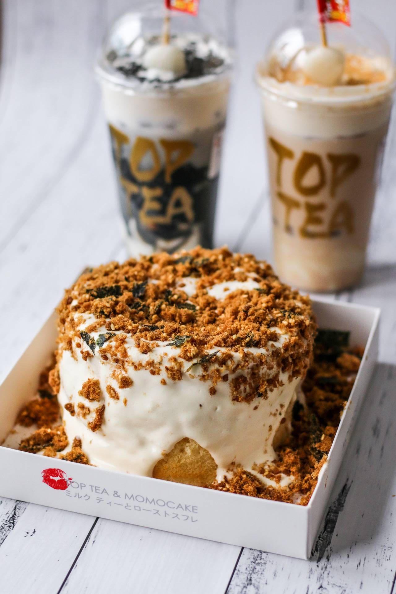 รีวิว Top Tea - NEW and AMAZING momo cake! So fluffy and soft 😍 Overall ...