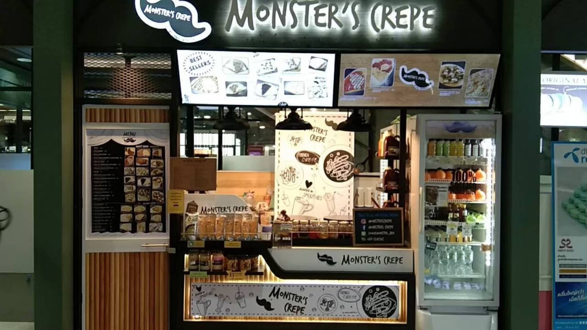 Monster's Crepe at Senafest Senafest เสนาเฟส ชั้น G หน้าวิลล่า ใกล้ชานม ...