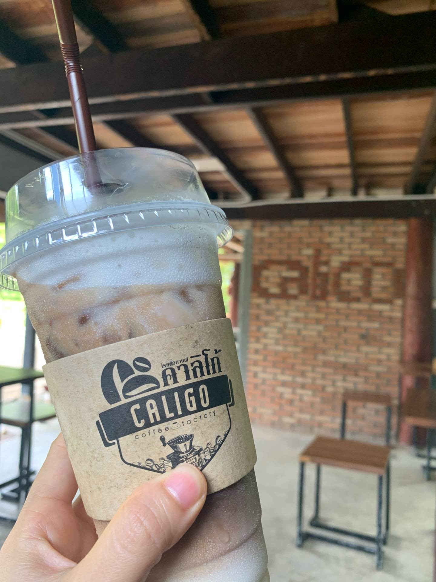รีวิว Caligo Coffee Factory - คนรักกาแฟต้องมานะคะ กาแฟหอมมาก อร่อยไๆ