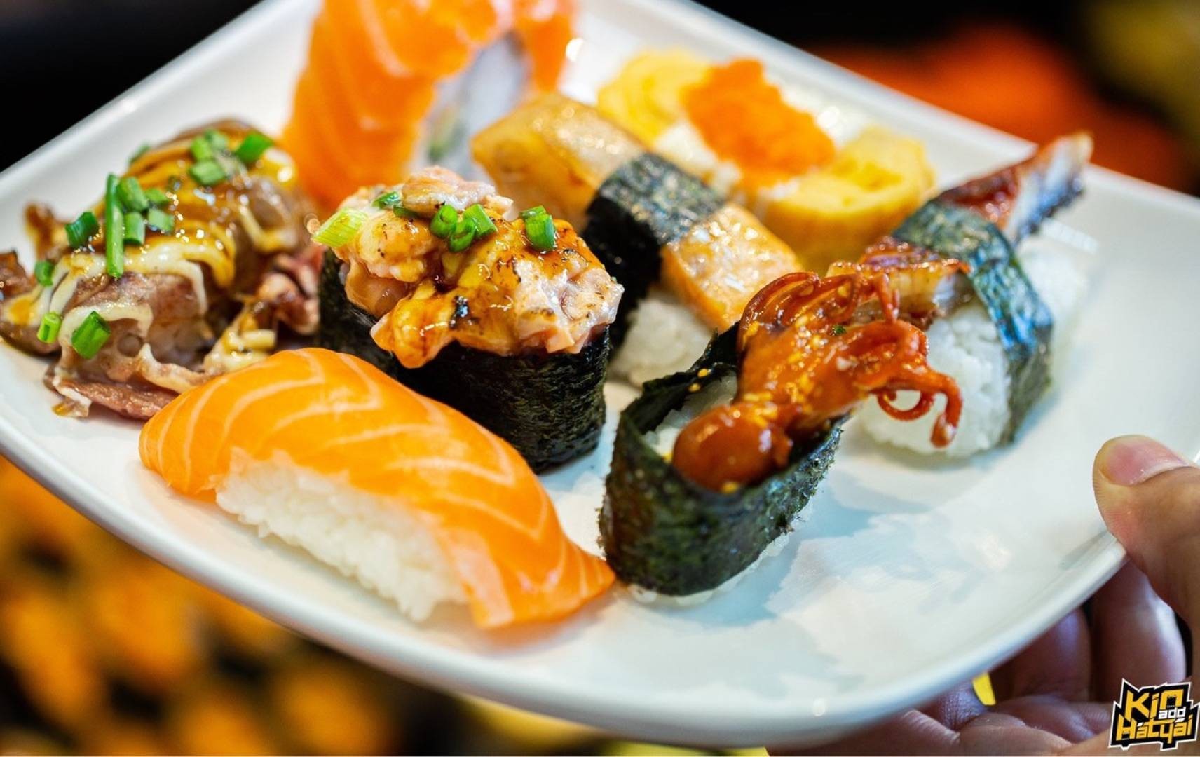 รีวิว โก ซูชิ Go Sushi นวนคร - อร่อยมั่กๆคำใหญ่ แซลมอนก็สดสุดๆ กินแล้วไ ...