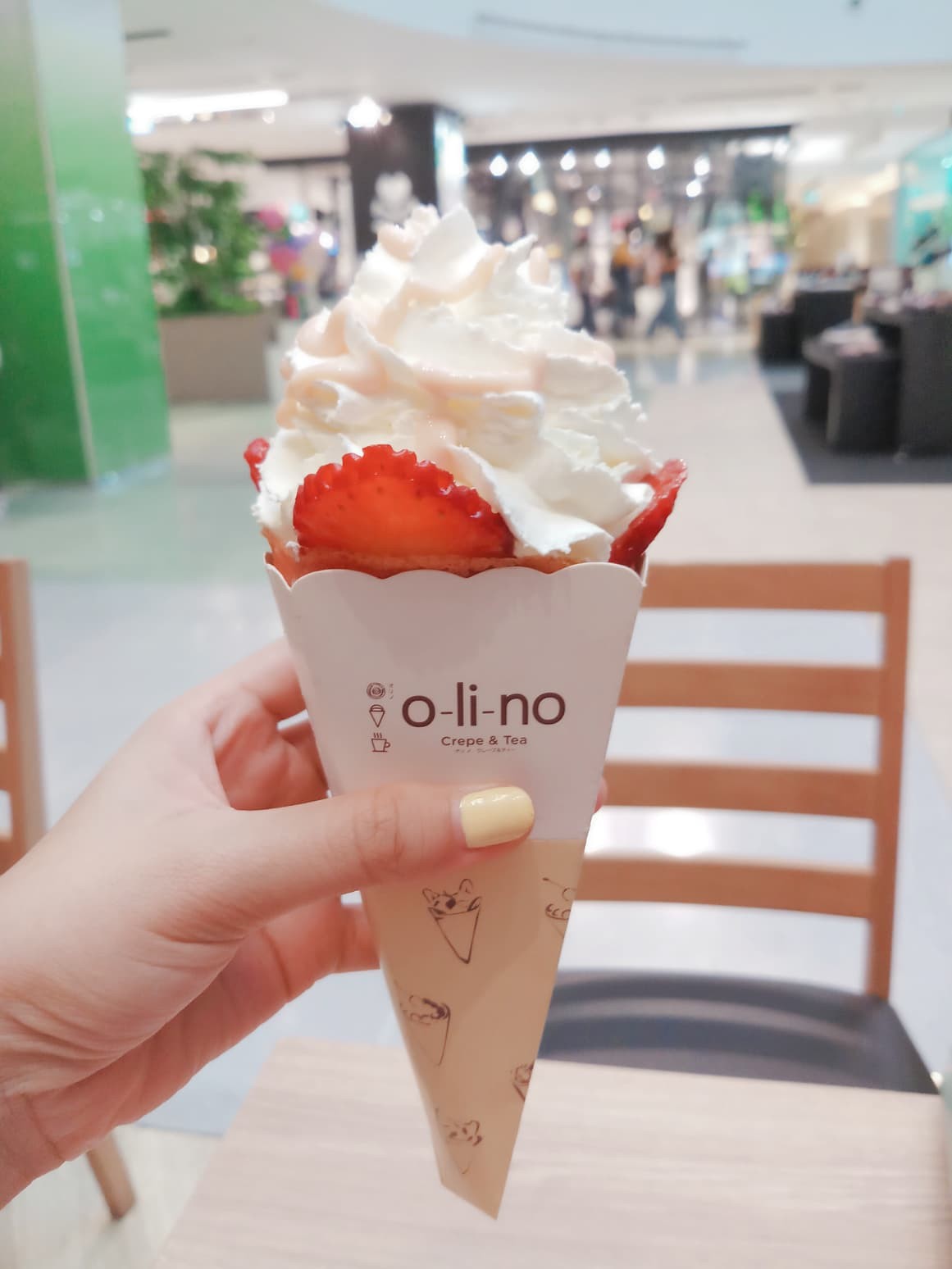 รีวิว Olino Crepe & Tea เซ็นทรัลเวิลด์ - เครปหอมหวาน ทานเพลินๆยามบ่าย
