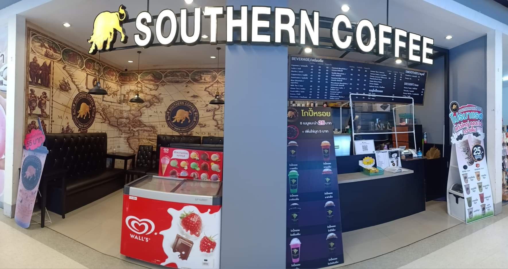 รีวิว Southern Coffee โลตัสปราสาท สุรินทร์ - กาแฟ ชานมไข่มุก