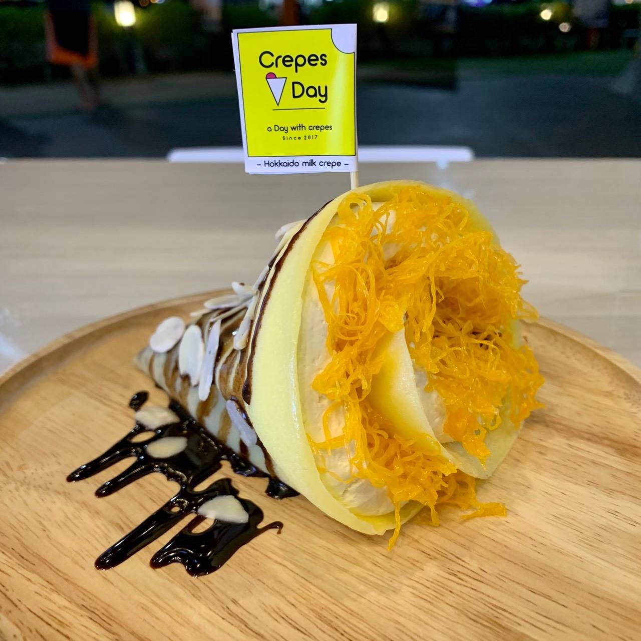 รีวิว Crepes A Day - Saimai - เครปเย็นเนื้อนุ่ม เครื่องดื่มเข้มข้น ร้านน่ารักมาก! - Wongnai