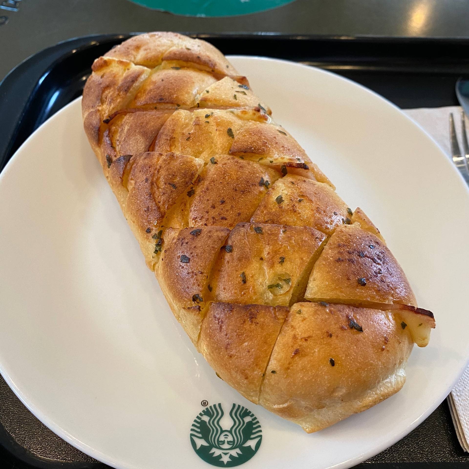 รีวิว Starbucks สวนเพลิน มาร์เก็ต - รีวิว ham & cheese pull apart ครับ ...