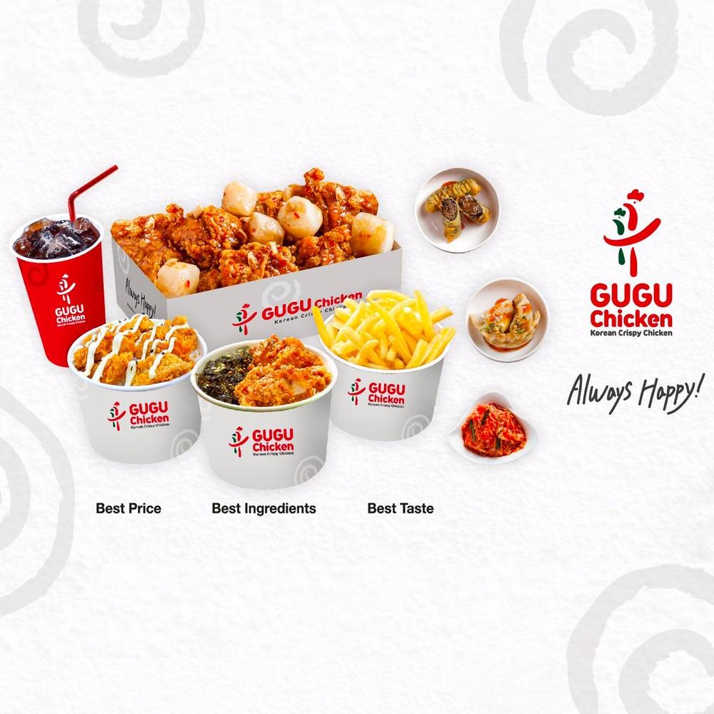 [รีวิว] ร้าน GuGu Chicken Korean Crispy Chicken ตะวันนา | เมนูแนะนำ รูป ...