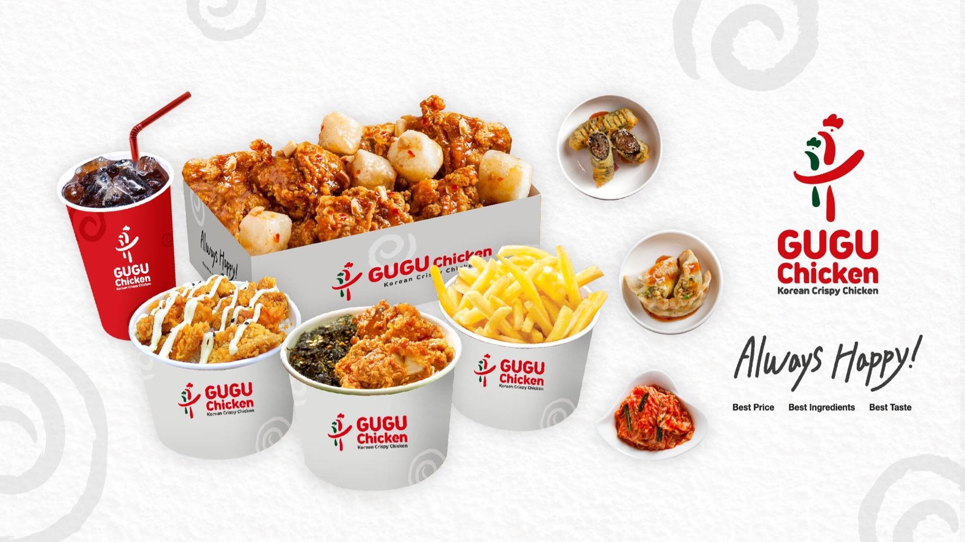 [รีวิว] ร้าน GuGu Chicken Korean Crispy Chicken ตะวันนา | เมนูแนะนำ รูปภาพ ราคา - Wongnai