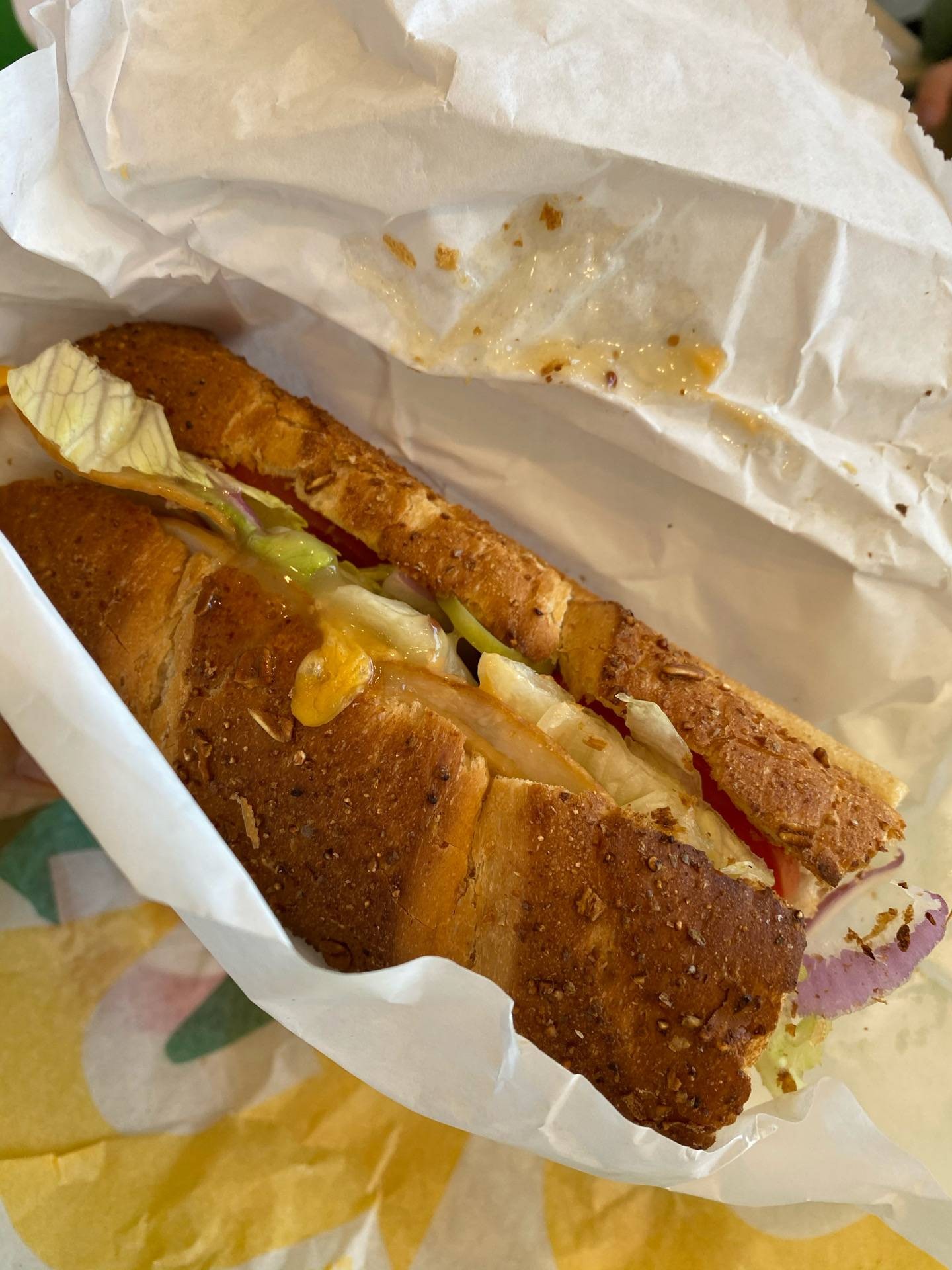 รีวิว Subway สยามพรีเมี่ยมเอาท์เล็ต - subway 赛百味
