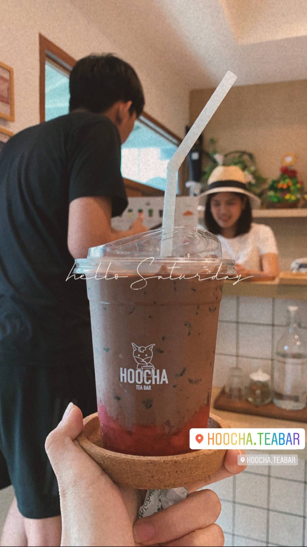 รีวิว hoocha tea bar - Cocoa strawberry ดีงามมากกกก
