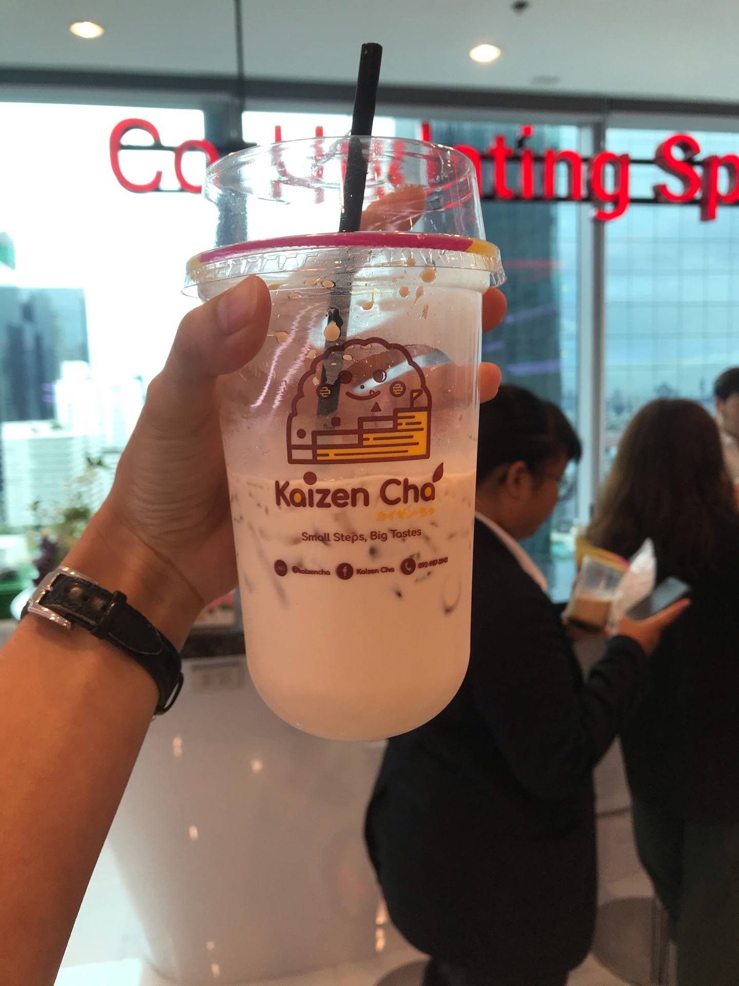 รีวิว Kaizen Cha / ไคเซ็นฉะ ซ.รัตนาธิเบศร์24 (สำนักงานใหญ่) - ชาอร่อยมากก หอม หวานกำลังดี