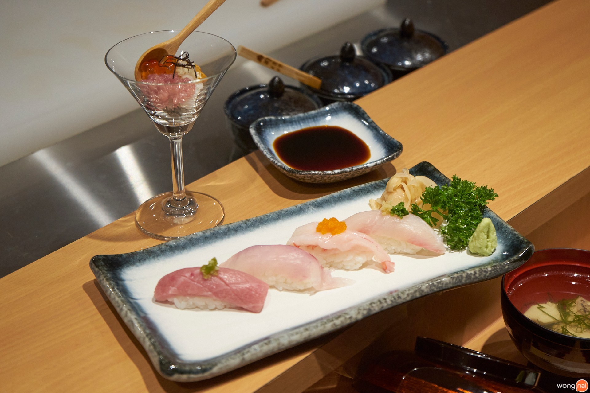 Ryujin ร้านโอมากาเสะในหนึ่งเดียวในความหรูหราของโพไซดอน