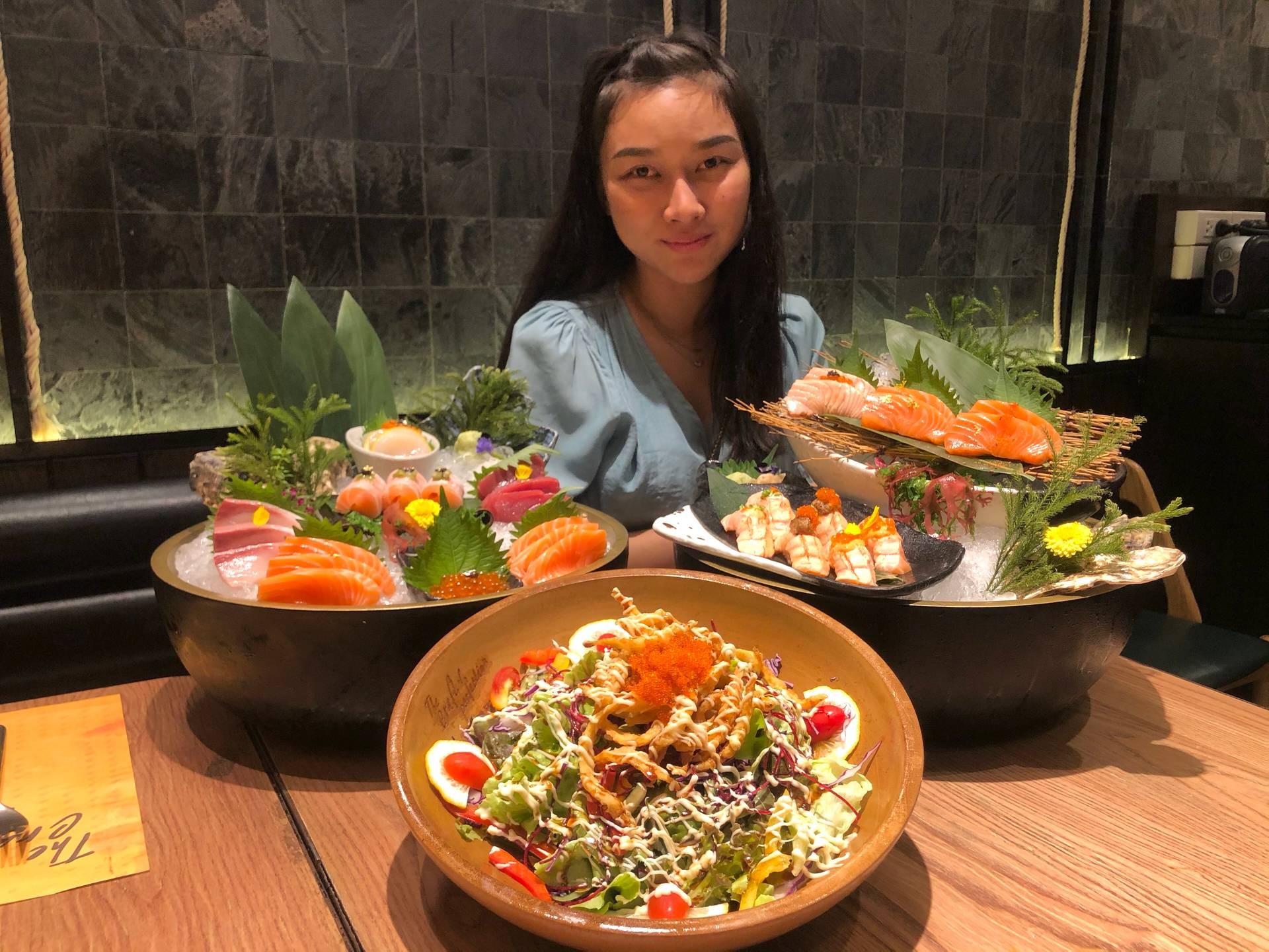 รีวิว Kabocha Sushi The Nine Rama 9 - มาตรการรักษาความสะอาดดีมากๆ อาหาร ...