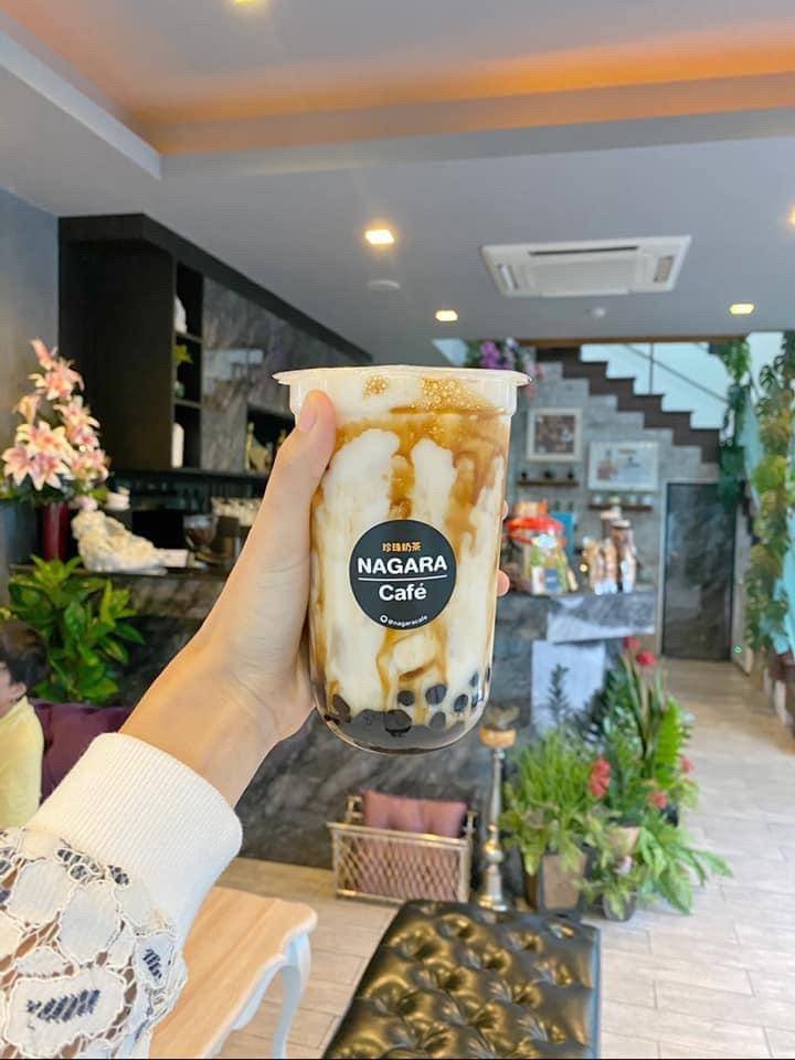 รีวิว Nagara Cafe - ชาไข่มุกหนุบหนับกำลังดี อยากกินหวานน้อยก็ได้หวาน ...