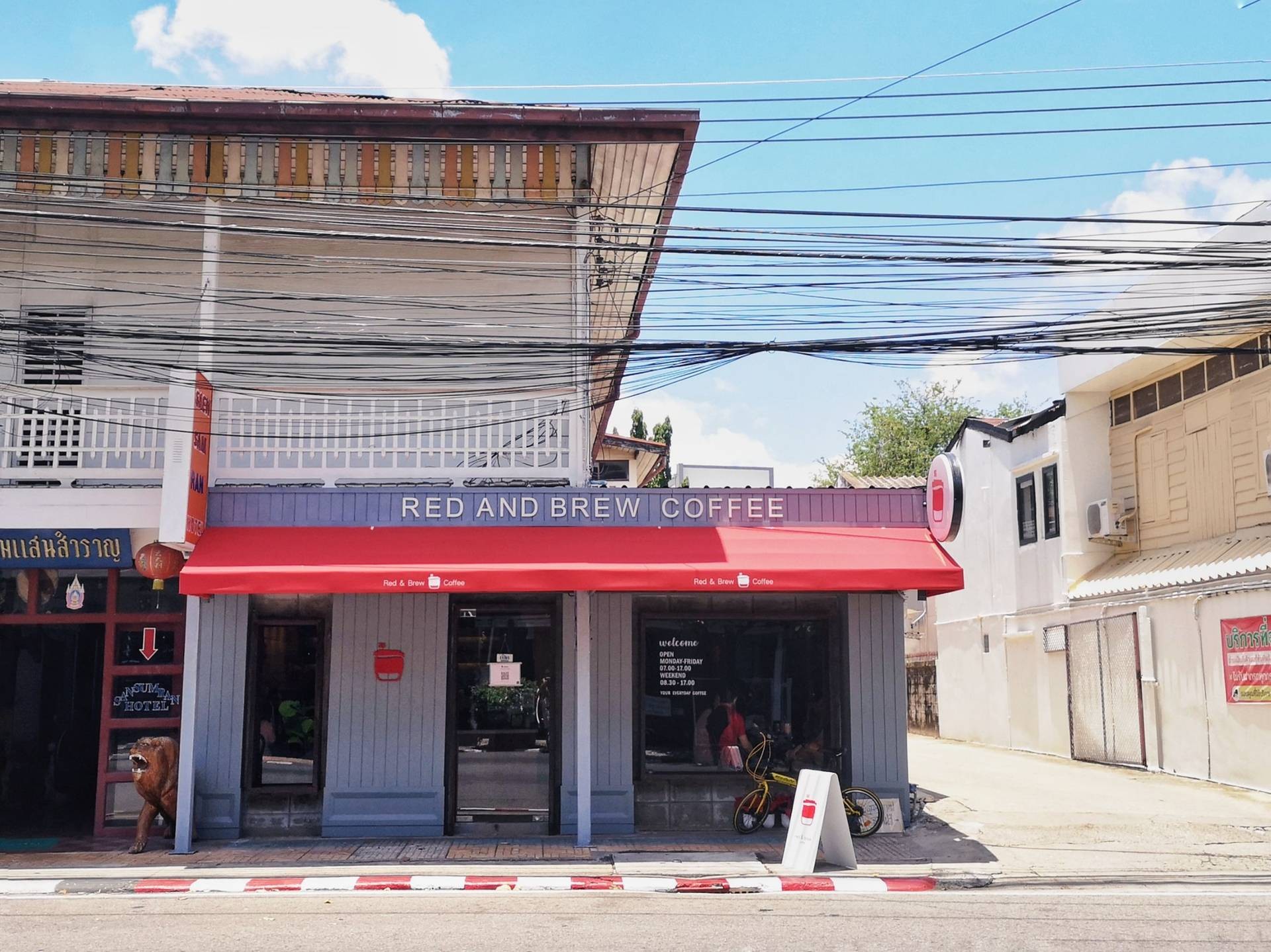 รีวิว Red & Brew Coffee Khonkean - คาเฟ่ชิคๆ ถ่ายรูปสวย กาแฟดี - Wongnai