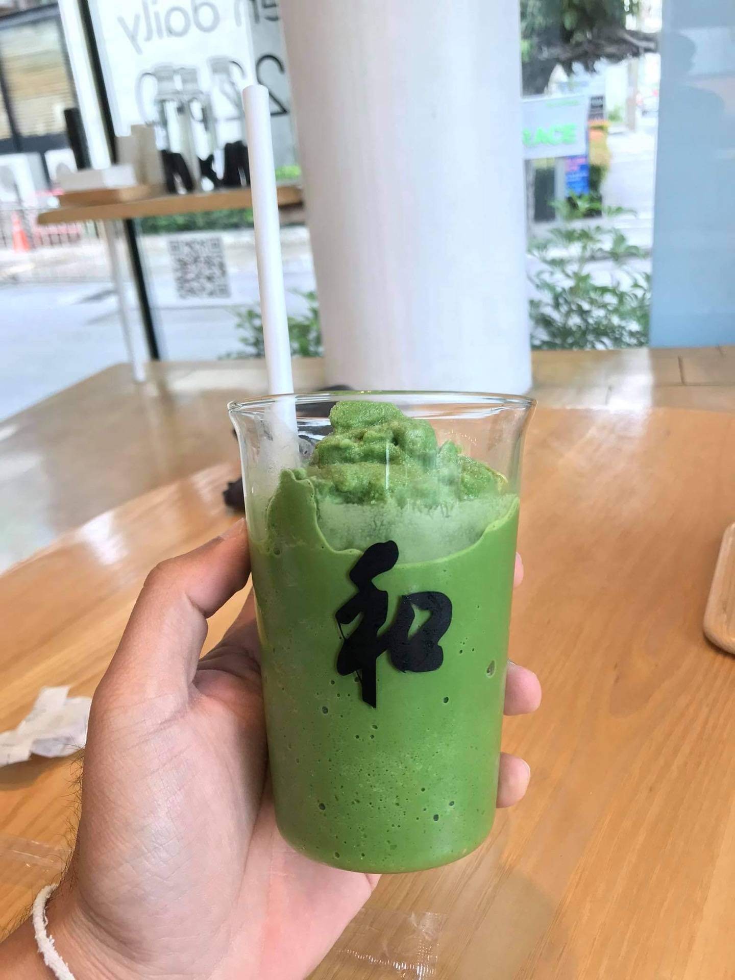 รีวิว Peace Oriental Teahouse สุขุมวิท 49 - Matcha Peastel แบบปั่น