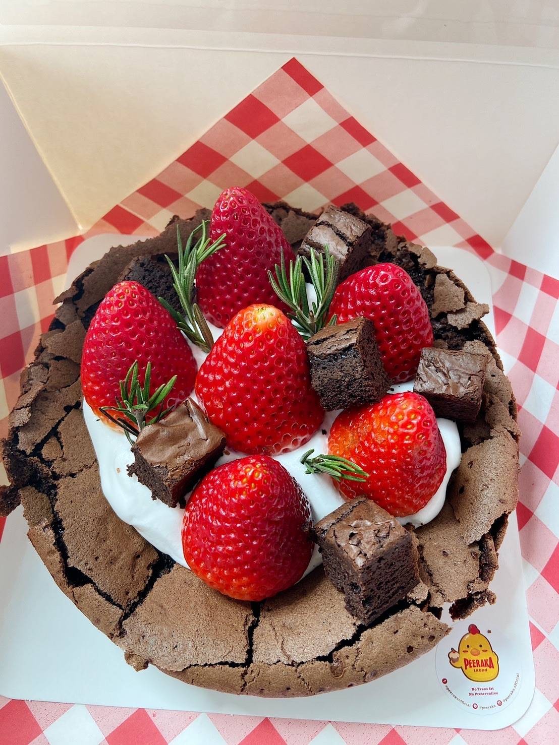 Flourless Chocolate Cake (เค้กช็อกโกแลตไร้แป้ง) • image ร้าน Peeraka-ปีระกา (มีเค้กพร้อมส่ง ...