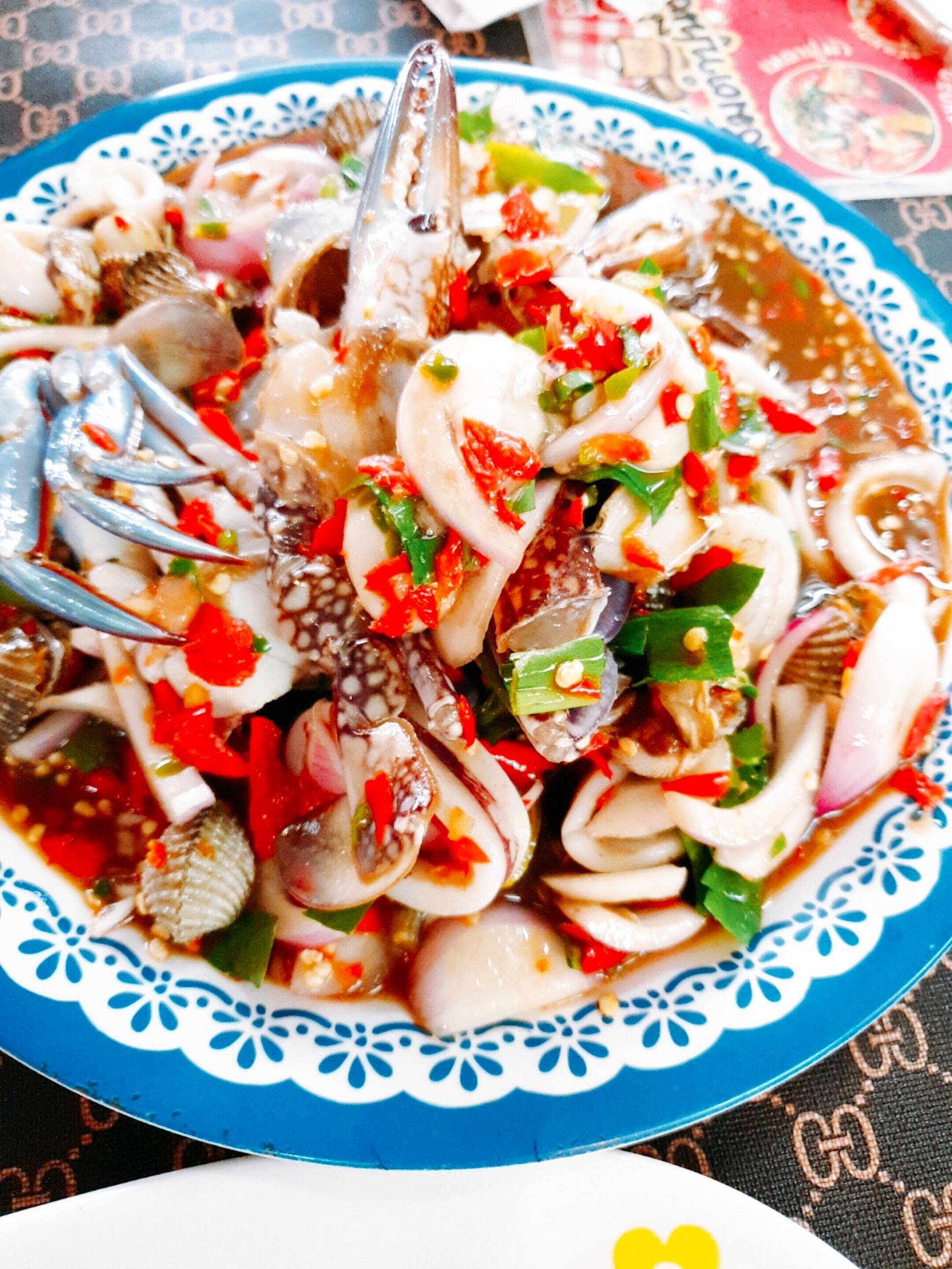 รูป ส้มตำปูนึ่ง