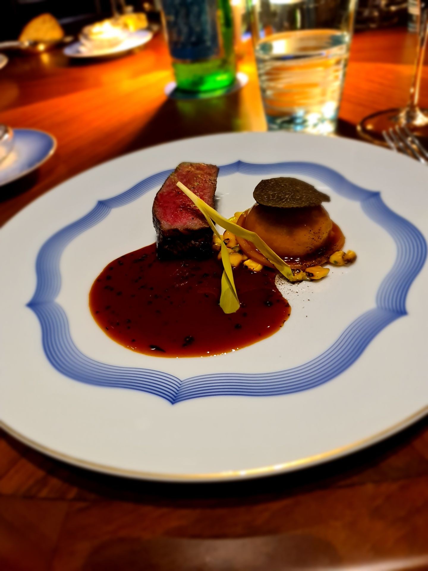 Wagyu Beef ร้าน Blue by Alain Ducasse