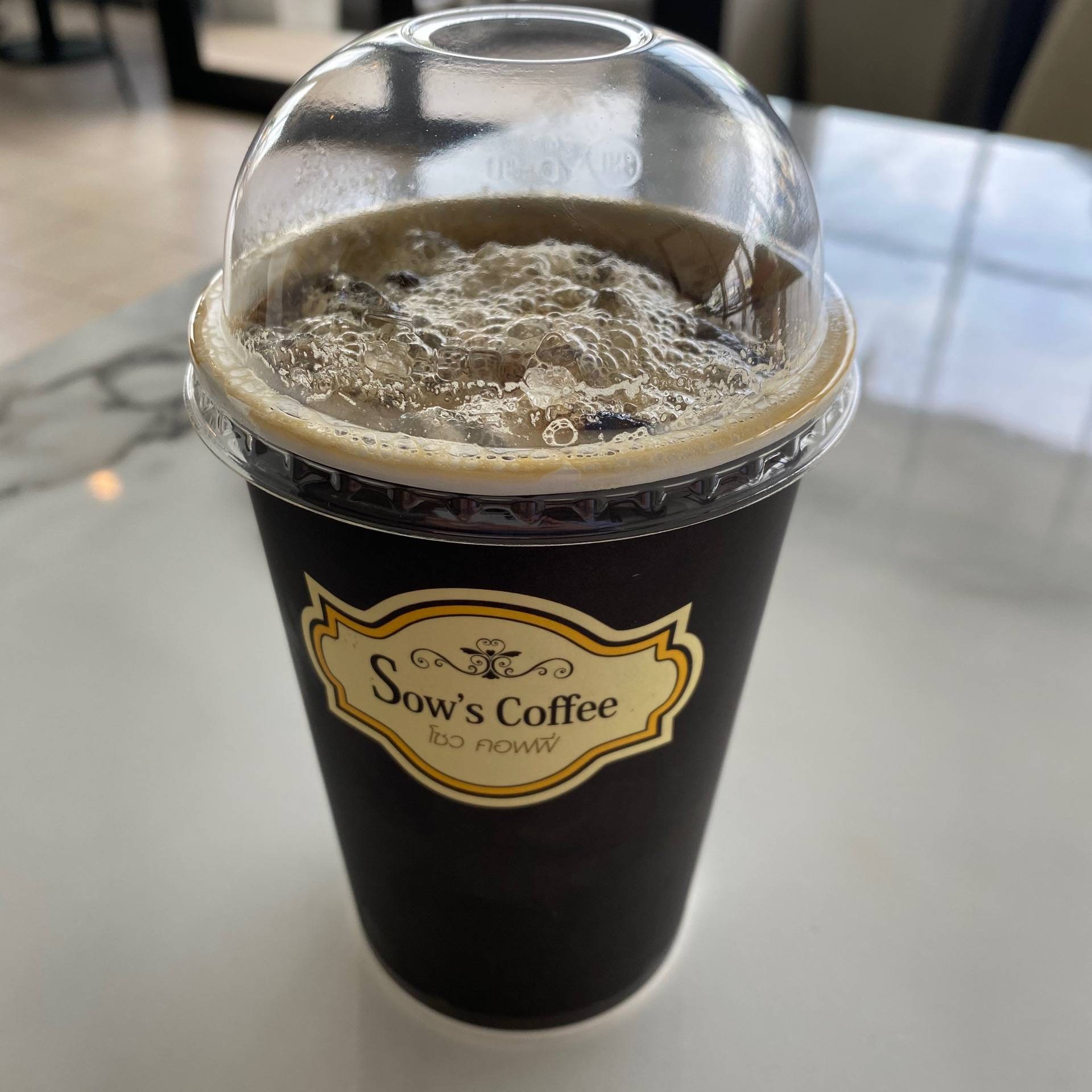 รีวิว Sow's Coffee สยามธารามันตรา - แก้ง่วงได้ดีครับ