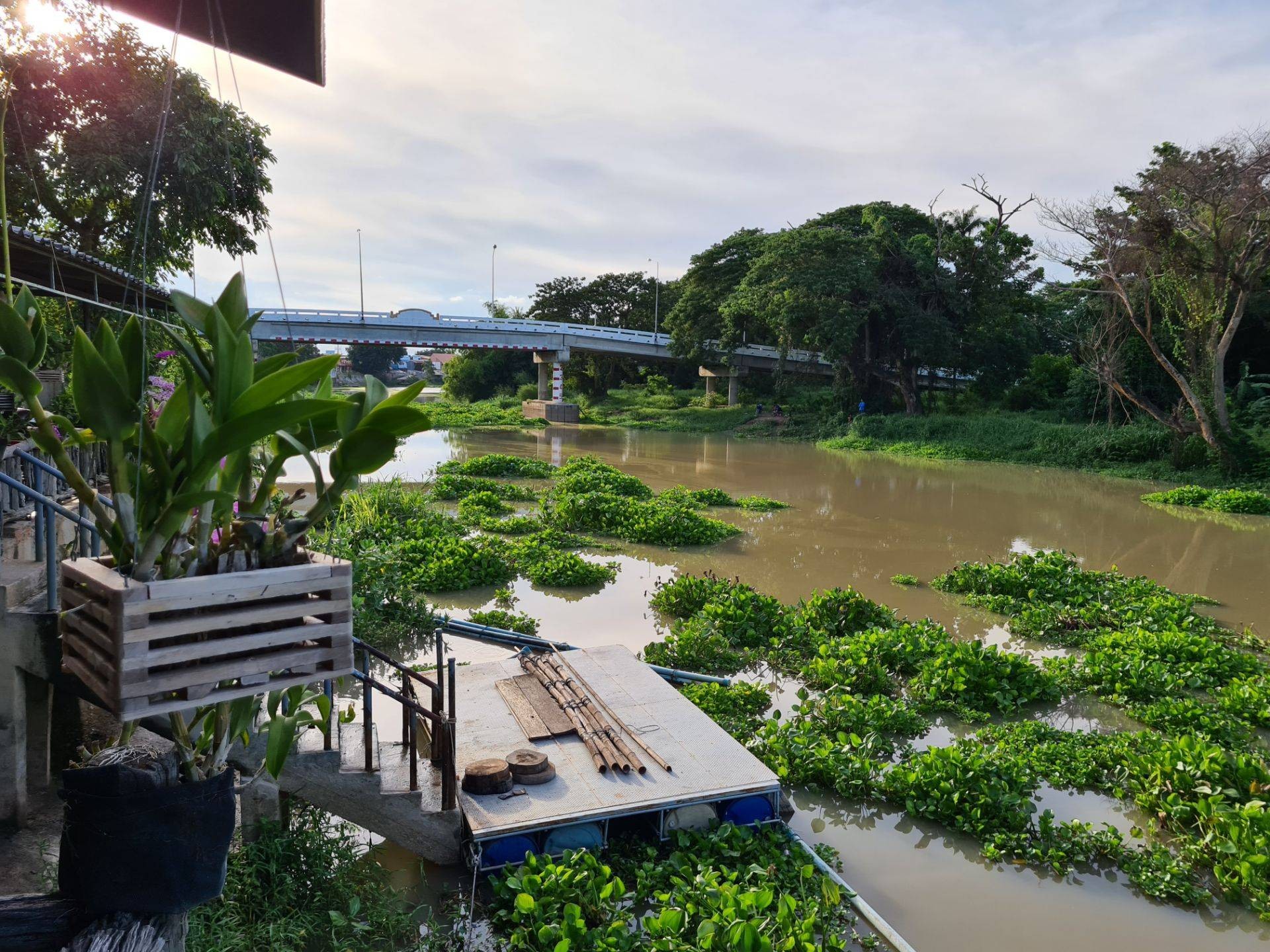 รูป สวนอาหารริมน้ำเล็กเสี่ยวหงษ์