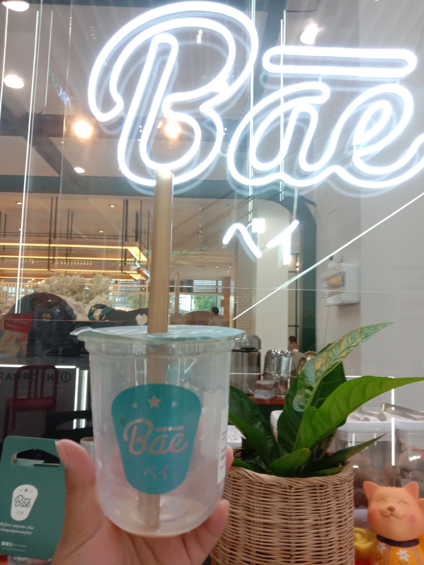 รีวิว Bae Milk Tea (ราชพฤกษ์) Design Village ราชพฤกษ์ - อร่อยอยากให้มาลอง
