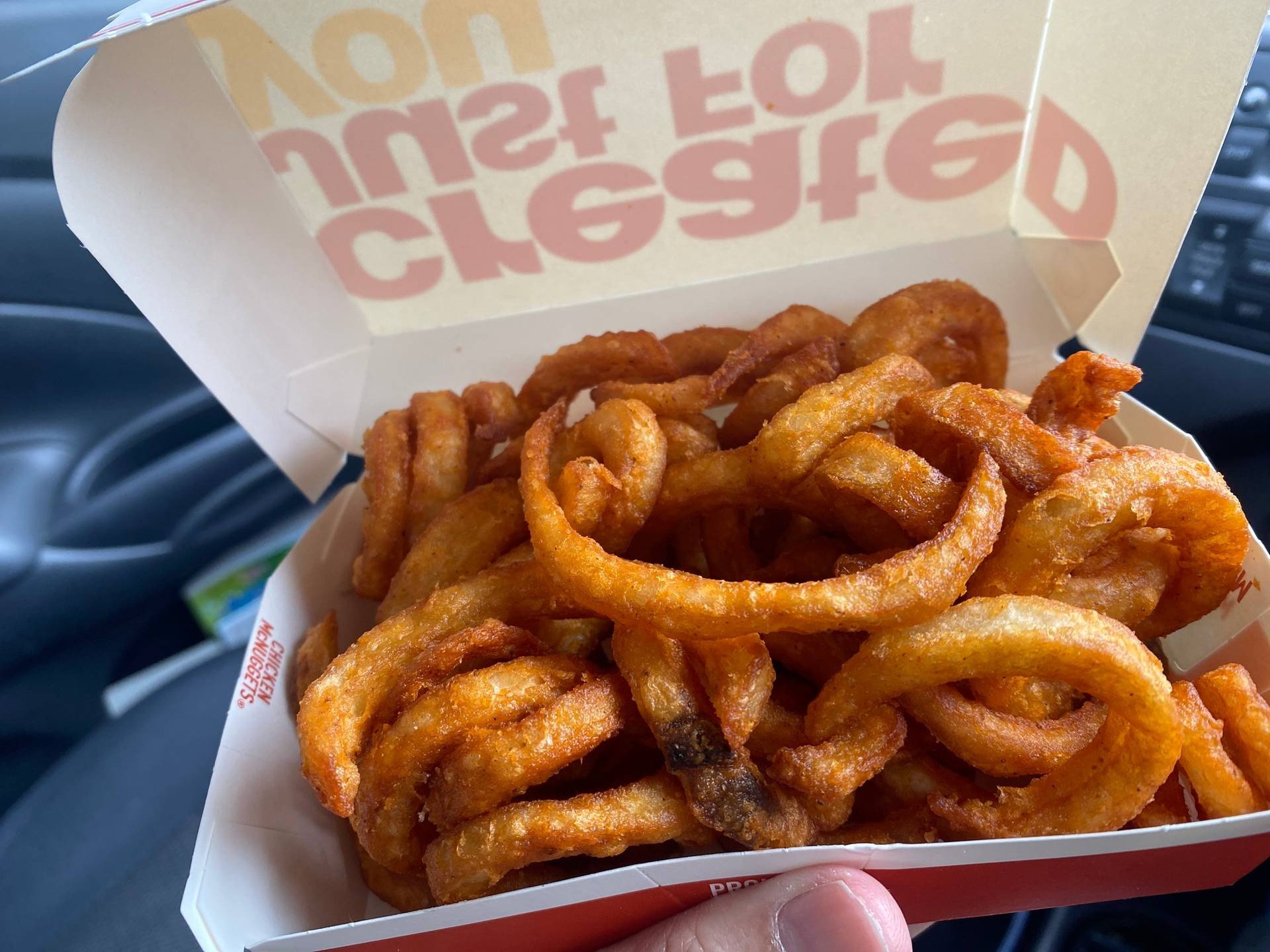 รีวิว McDonald's สตาร์ มหิดล เชียงใหม่ (ไดร์ฟทรู) - curly fries - Wongnai