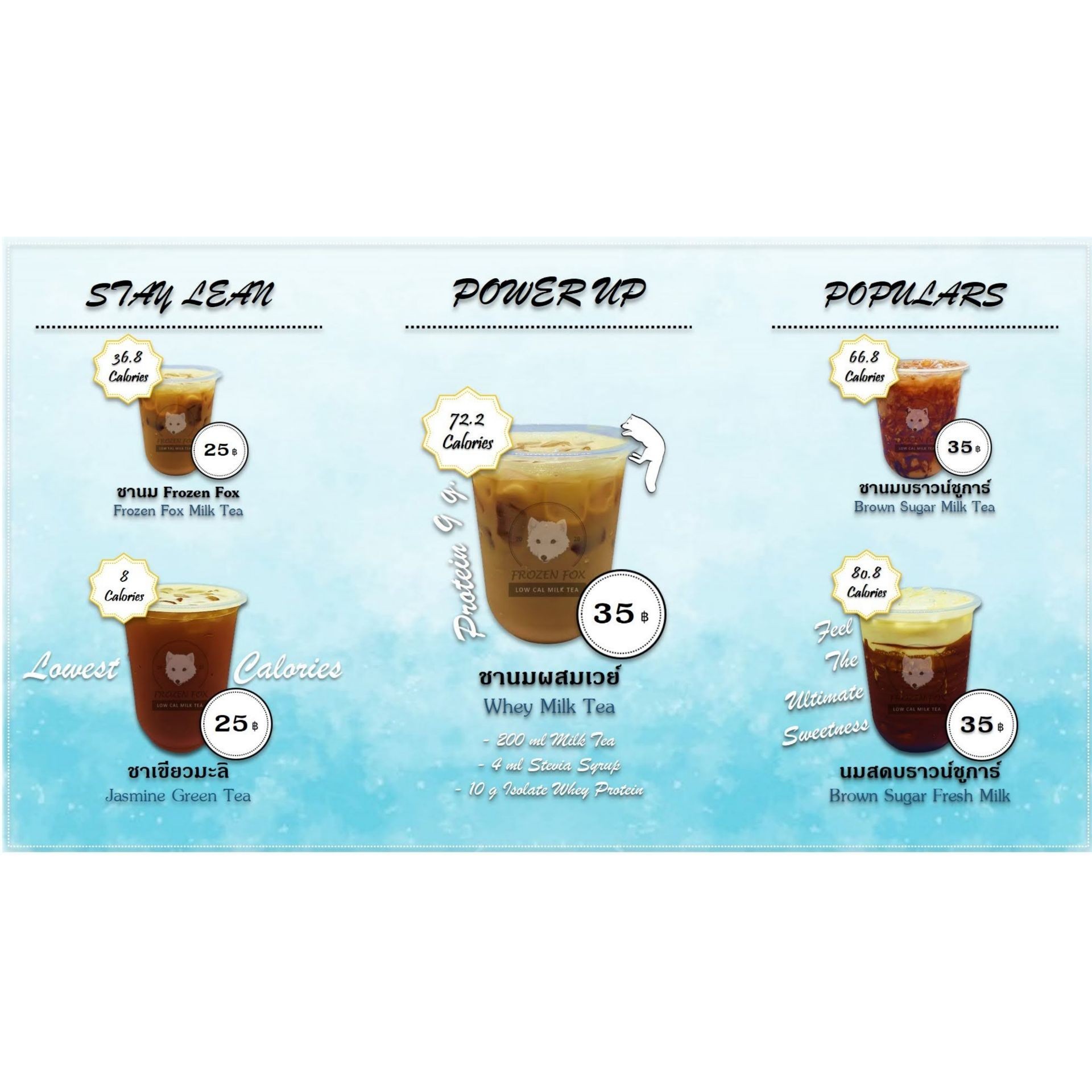 รีวิว Frozen Fox Low Cal Milk Tea สาขาถนนสรงประภา ดอนเมือง - ชานม ...