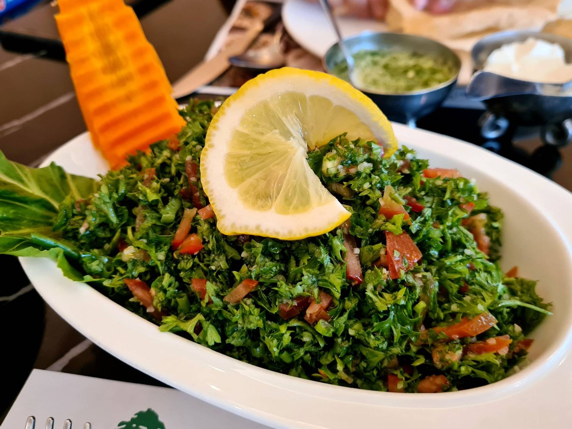 Tabbouleh ร้าน Beirut Lebanese Restaurant พร้อมพงษ์