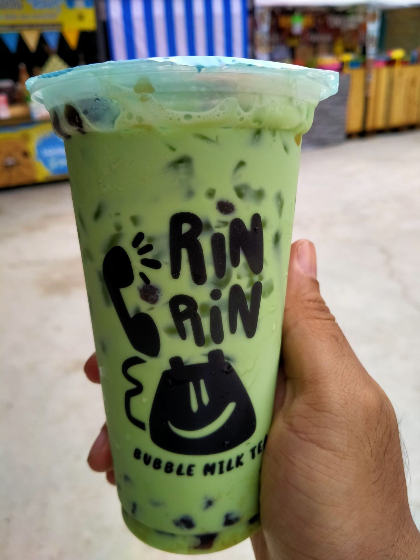 รีวิว Rin Rin Bubble Milk Tea ตลาด black market