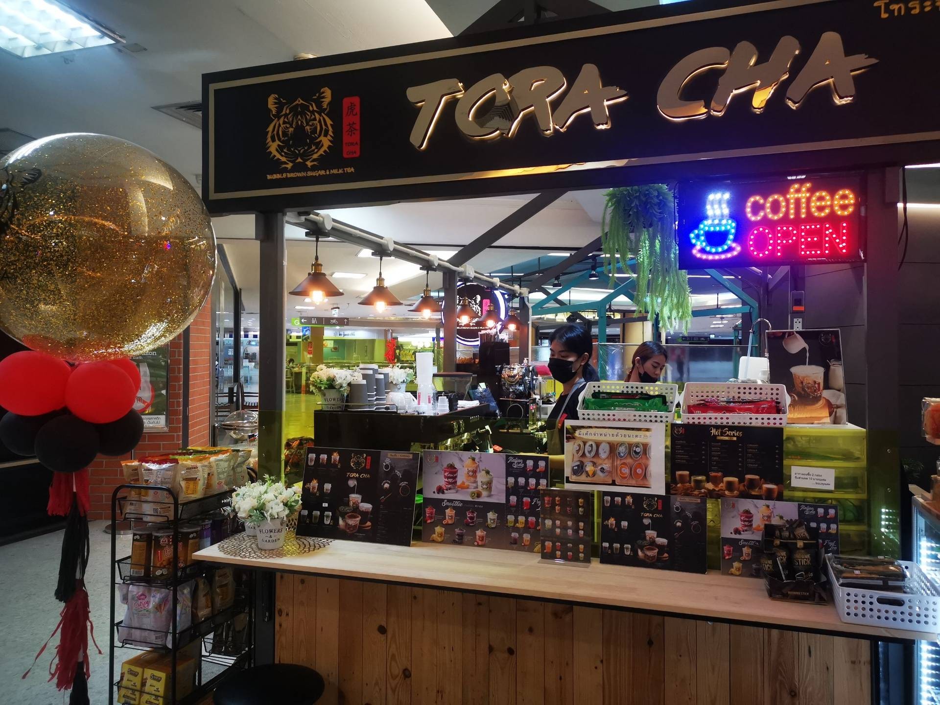 รีวิว โทระฉะ Tora Cha • ไดอาน่า สาขาห้างไดอาน่าหาดใหญ่ - Bubble tea and waffles
