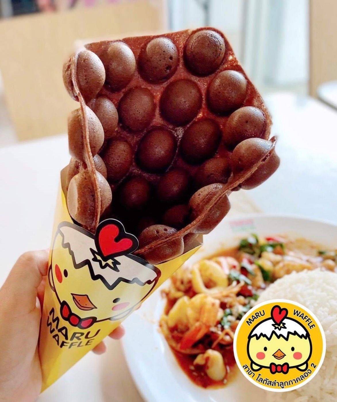 ร้าน Maru waffle v market | รีวิวร้านอาหาร - Wongnai