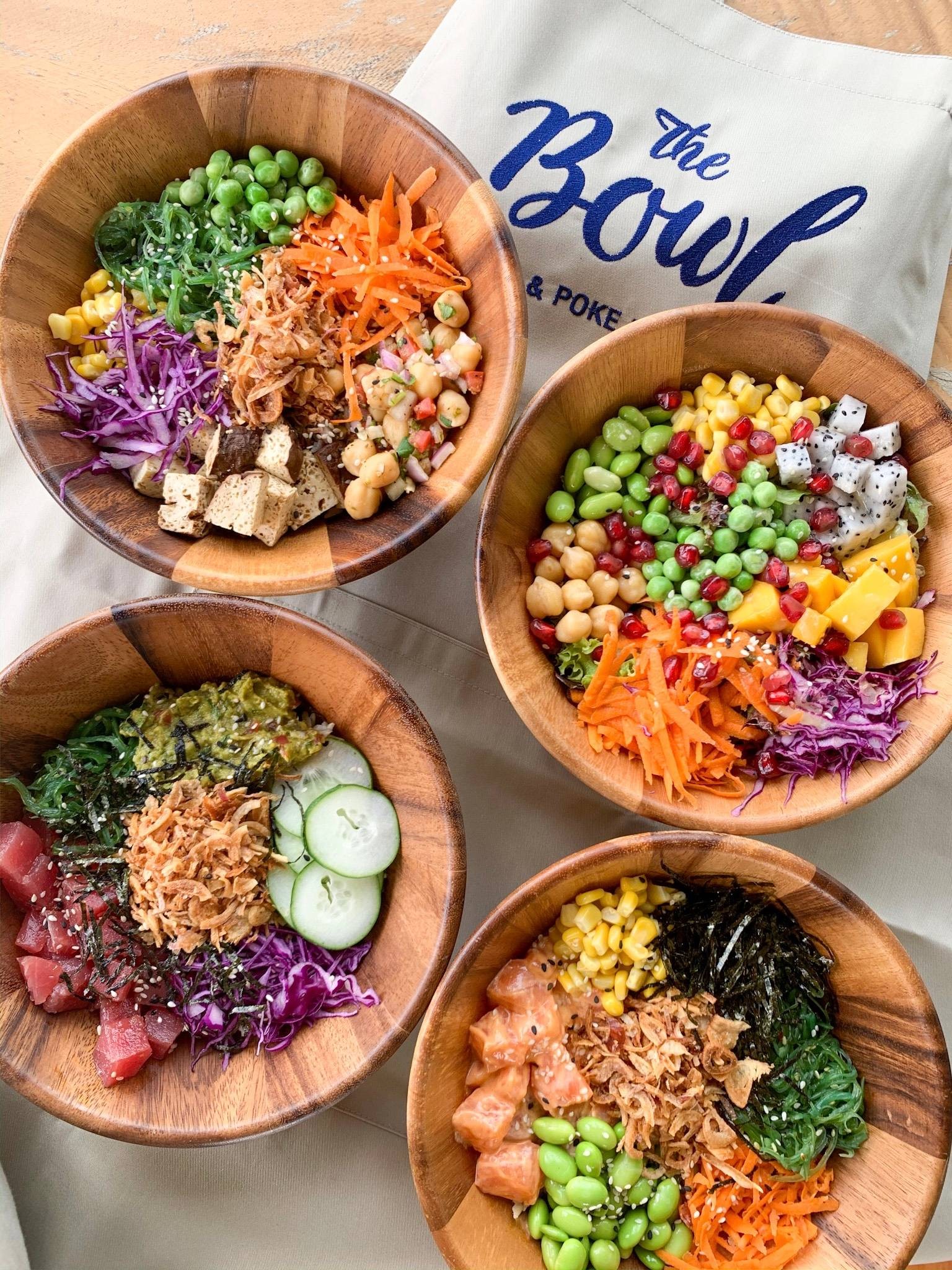 Poke bowl • Poke bowl menu, super healthy and delicious ร้าน The bowl ...