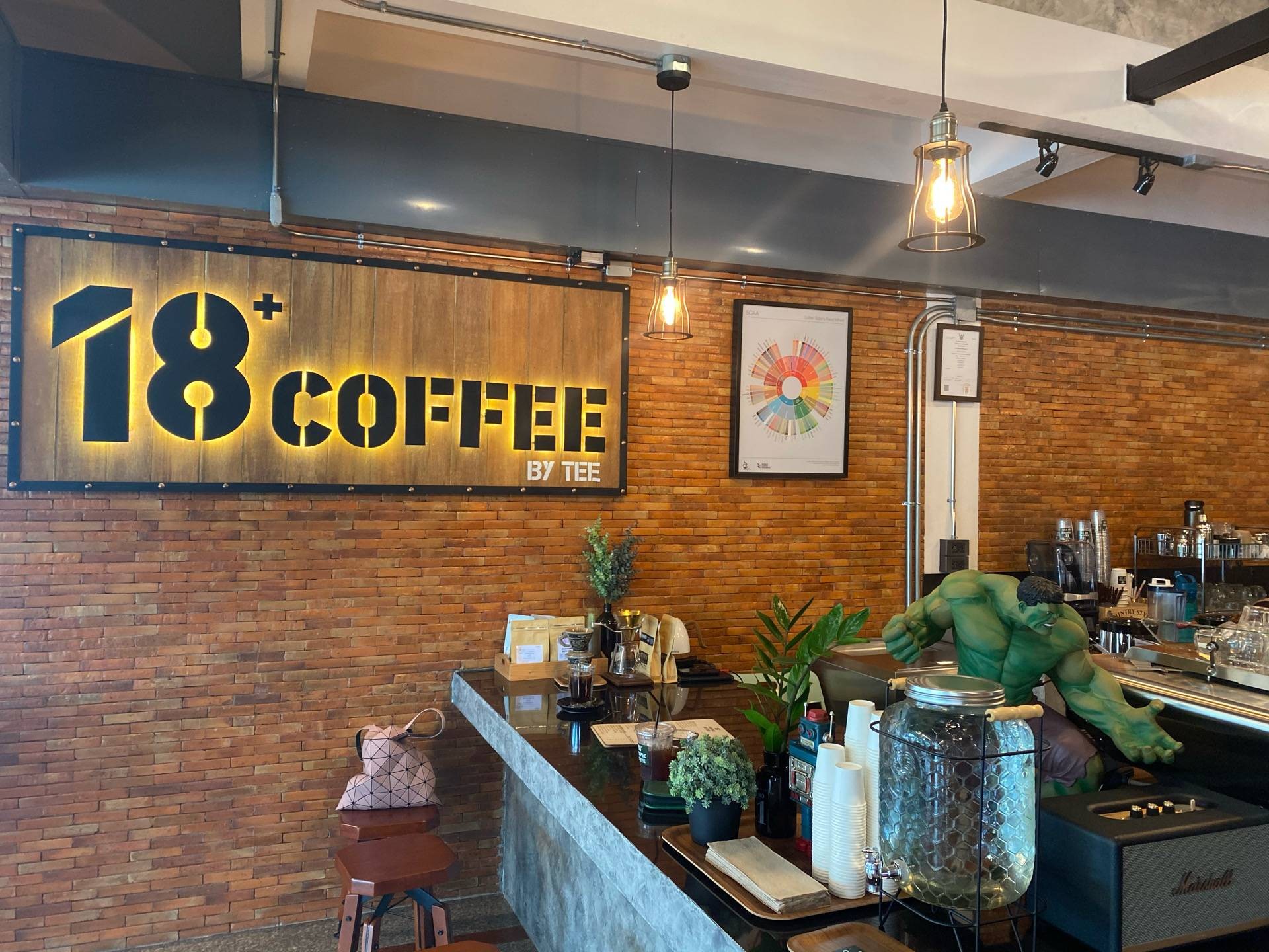รีวิว 18+ Coffee By Tee - ร้านดี มีกาแฟให้เลือกหลายออย่าง - Wongnai