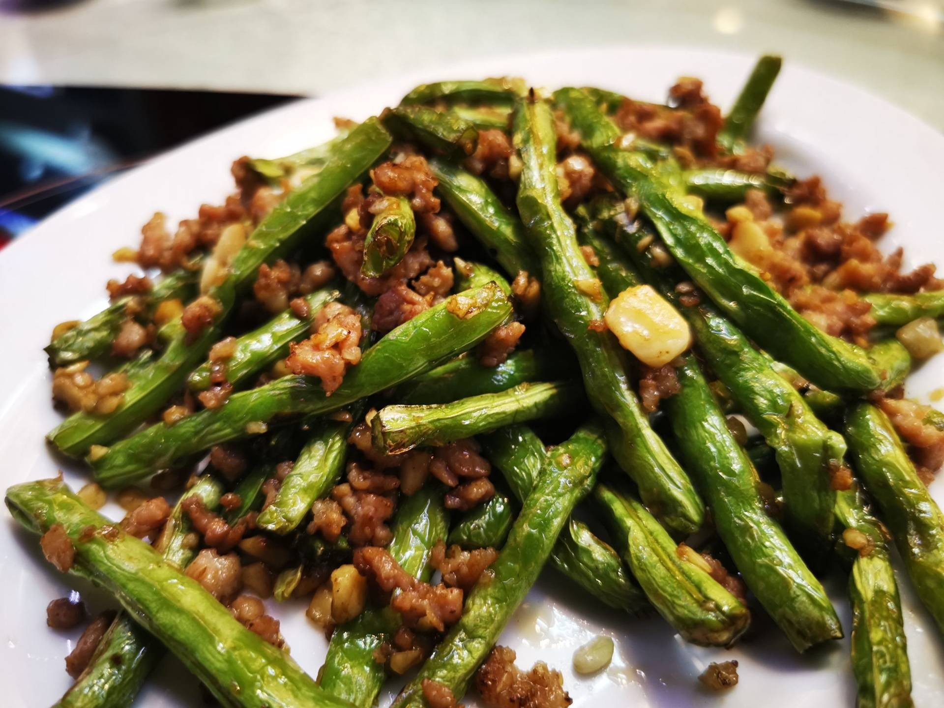 ผัดถั่วแขก ร้าน ซัวเถา สีลมพลาซ่า 汕头饭店 - Wongnai