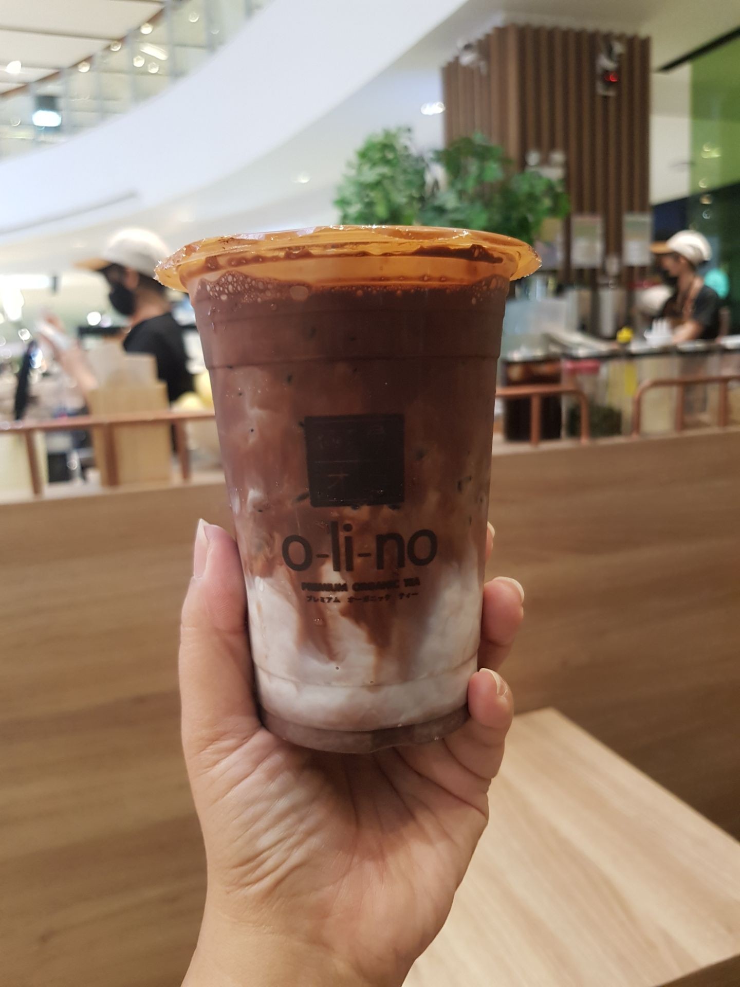 โกโก้เย็น ร้าน Olino Crepe & Tea เซ็นทรัลเวิลด์