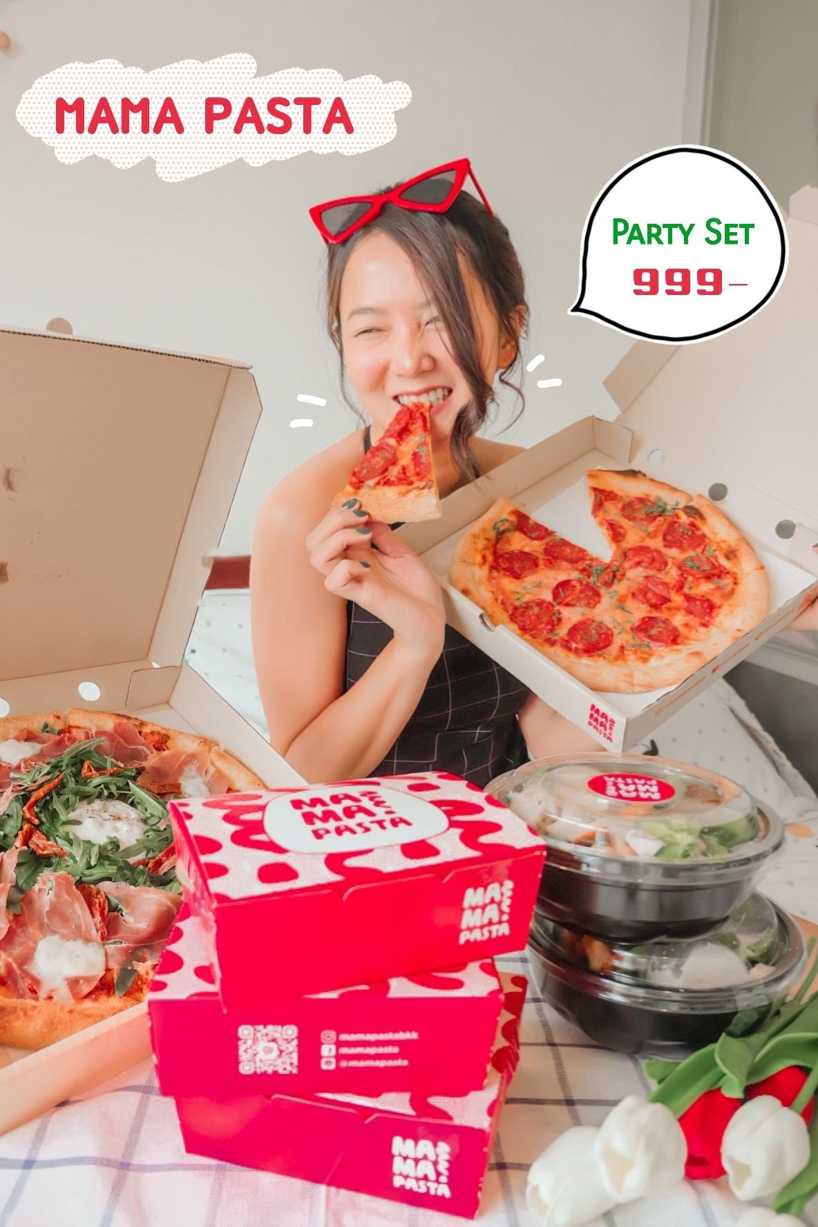 รีวิว Mama Pasta Mama Pasta - Gump's Ari - delivery ช่วงนี้มีโปร😋 - Wongnai