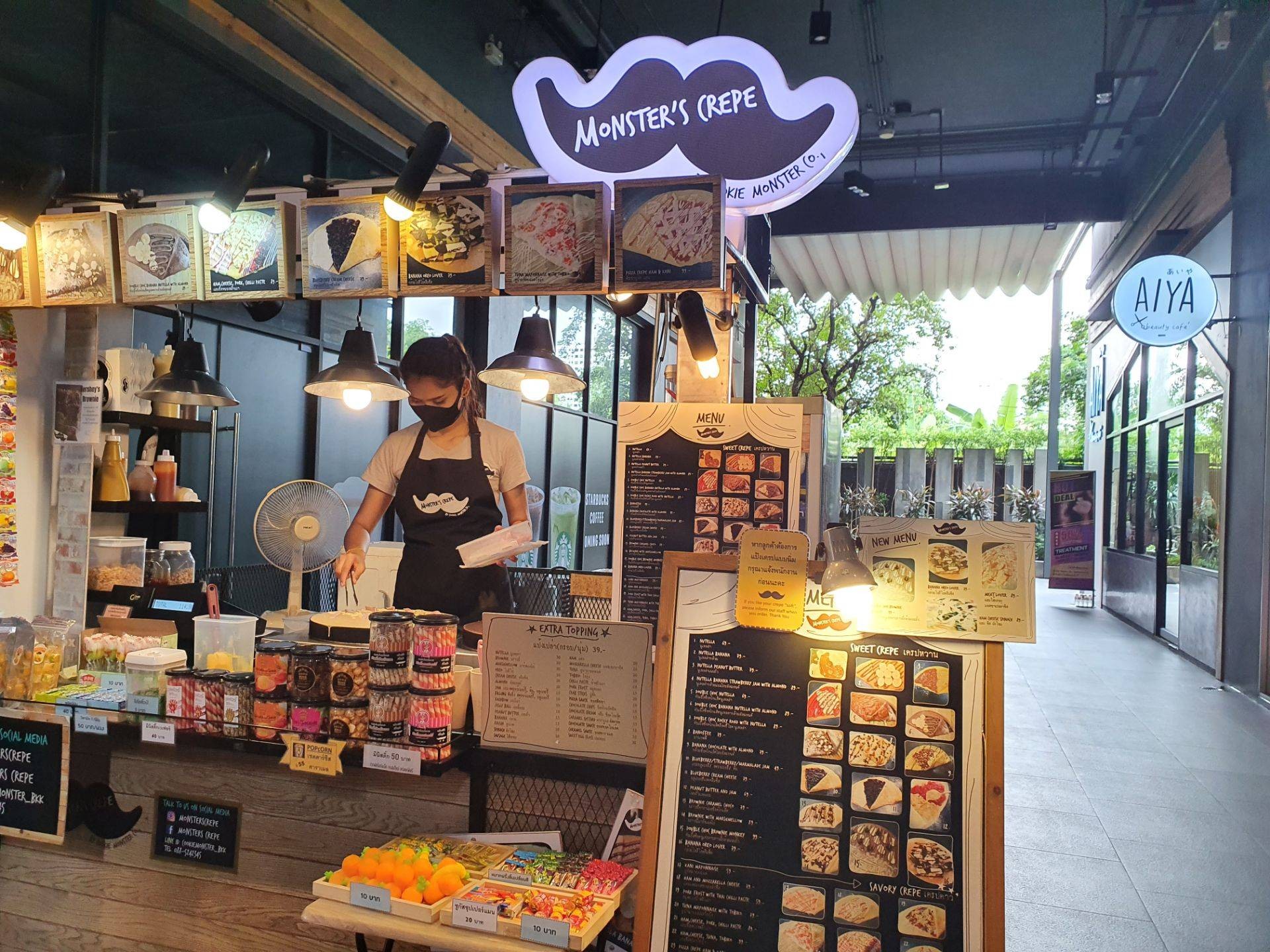 รีวิว Monster's Crepe at Habito อ่อนนุช Habito สุขุมวิท 77 อ่อนนุช 1/1 ...