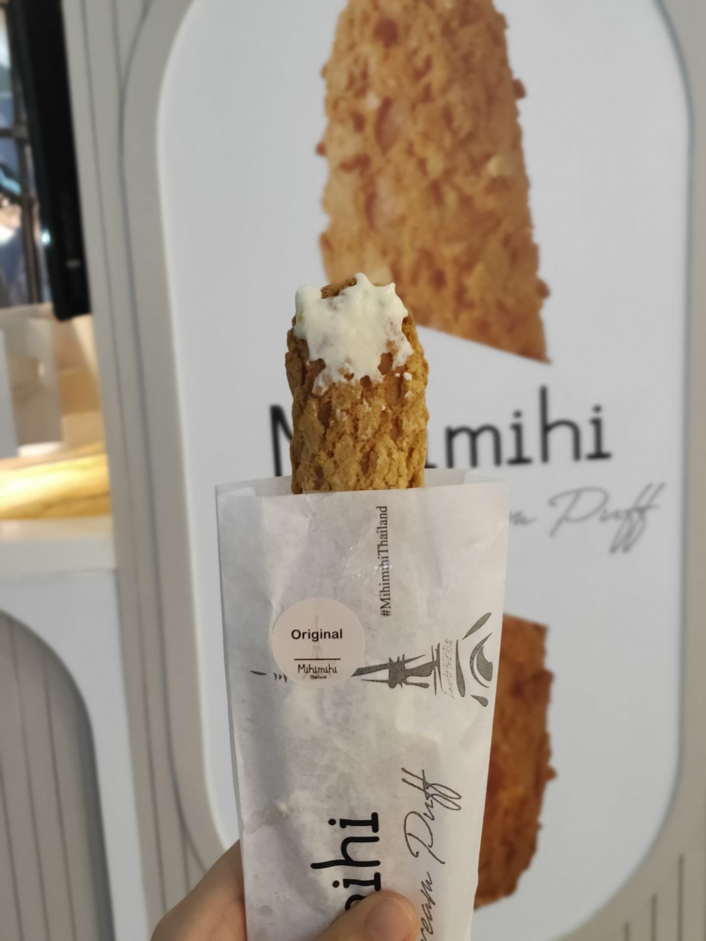 Original French Cream Puff ร้าน Mihimihi Thailand Siam Square One