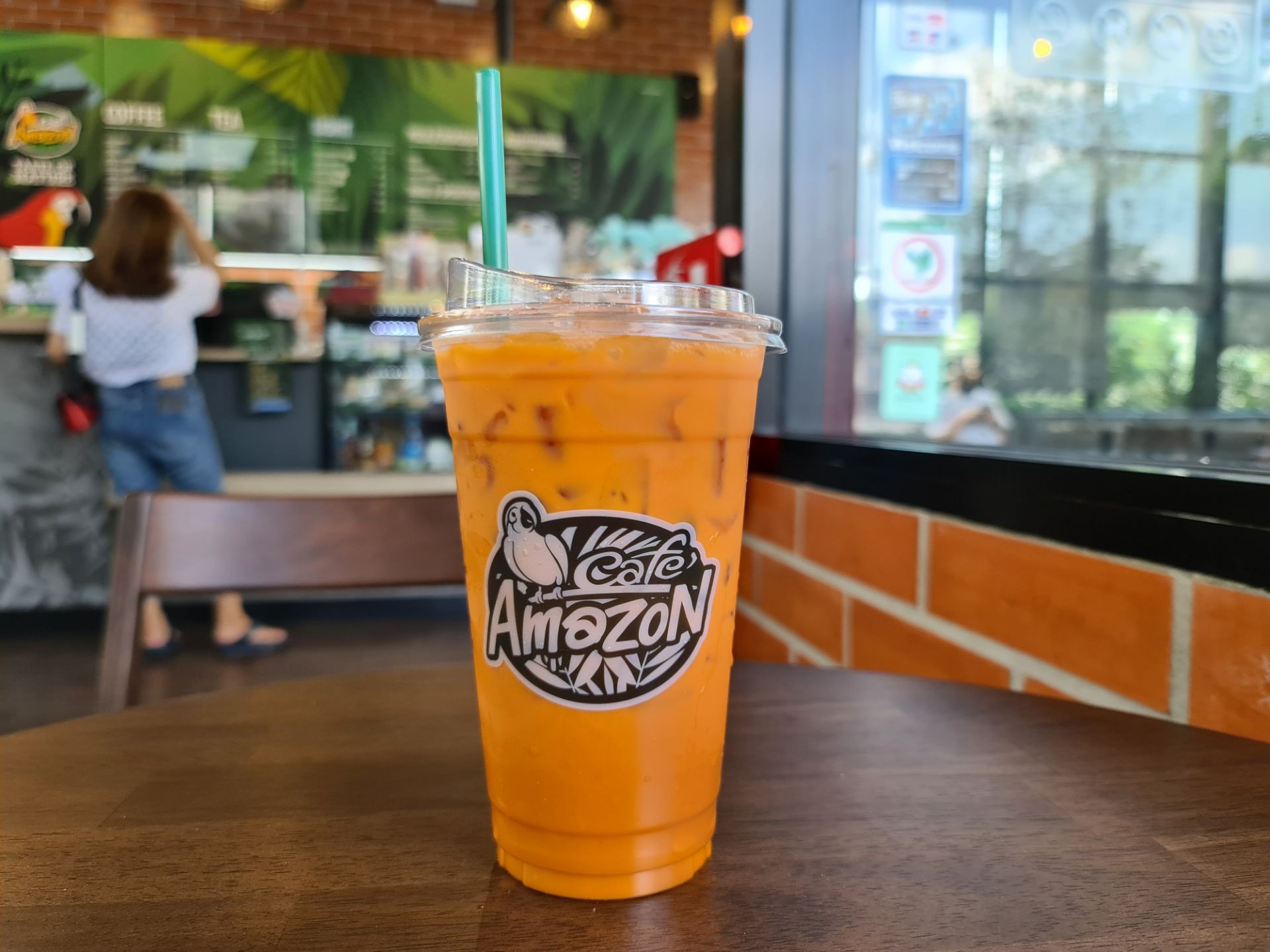 ชานมเย็น (22 oz) ร้าน Café Amazon - RM1190 สน.PTTRM สาขา กรุงเทพ ...
