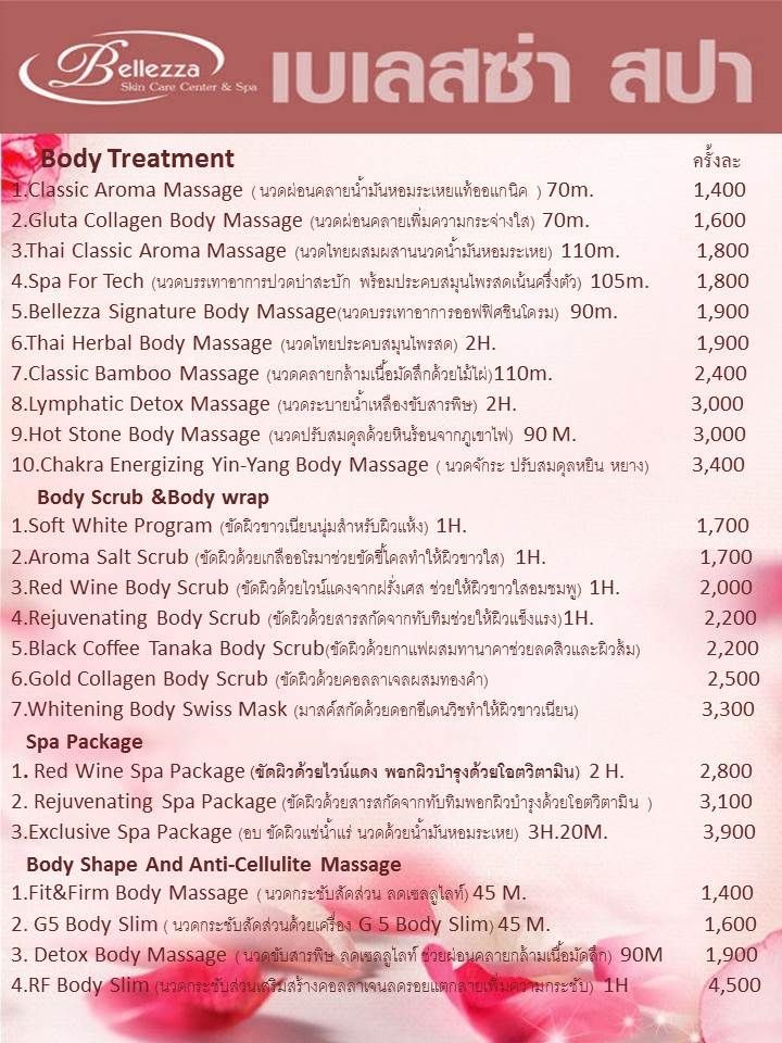 รูป BELLEZZA SPA ดิอเวนิวแจ้งวัฒนะ - Wongnai