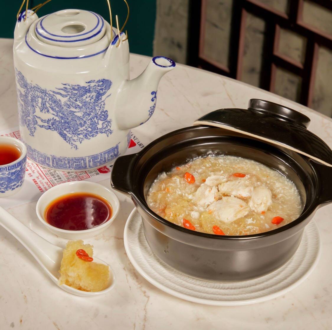 กระเพาะปลาน้ำขาว • image ร้าน ข้าวมันไก่เบตง จางเจียหยี 張家餘 (Baytong ...