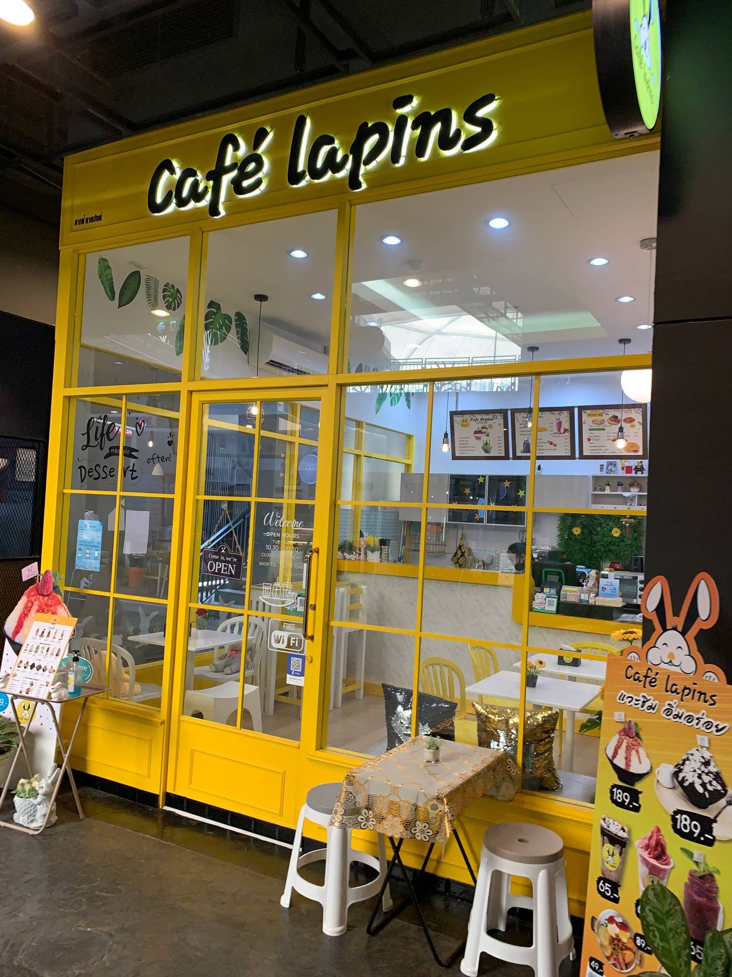 ร้าน Cafe Lapins โครงการ people park | รีวิวร้านอาหาร